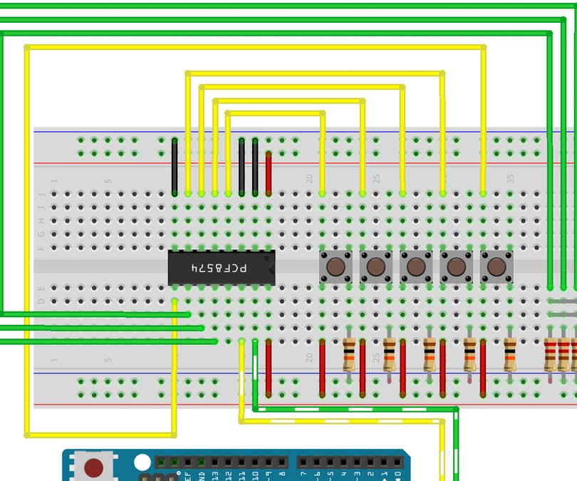 PCF8574 (i2c Digital I/O Expander) Fast Easy Usage : 8 Steps ...