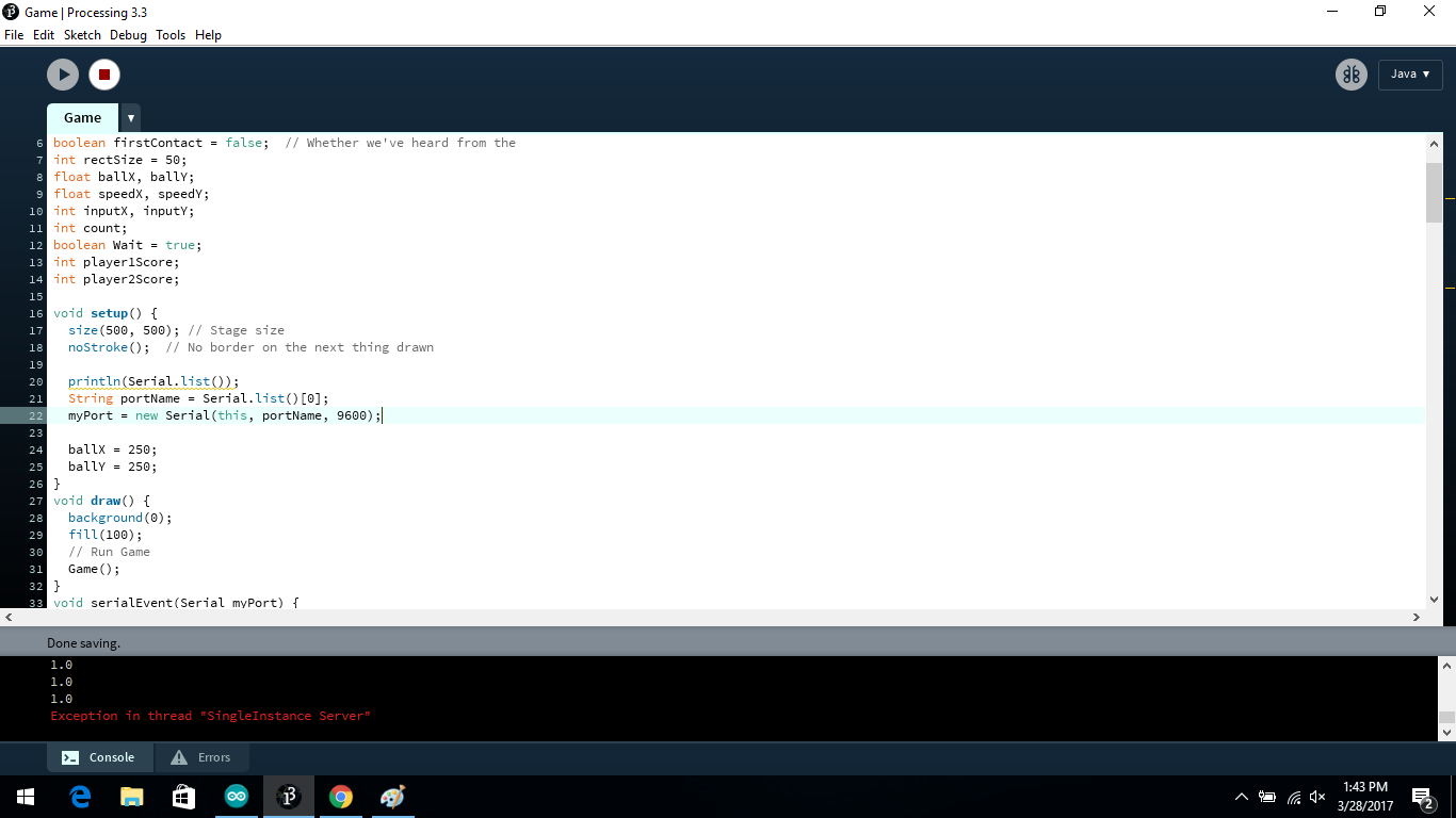 Pong With Arduino and Processing : 3 Steps - Instructables
