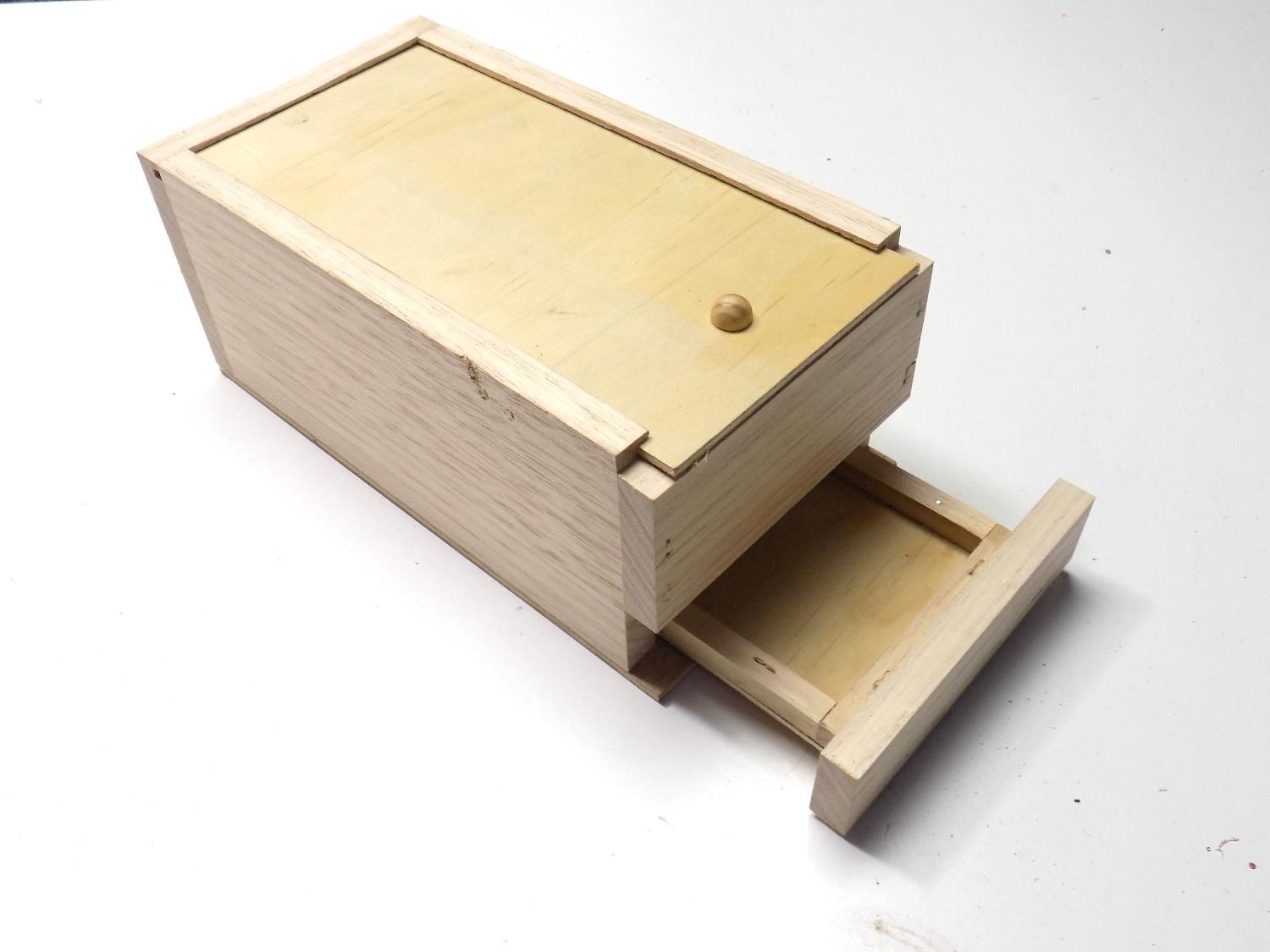 Wooden Box With Secret Compartment : 7 Steps (with Pictures ...