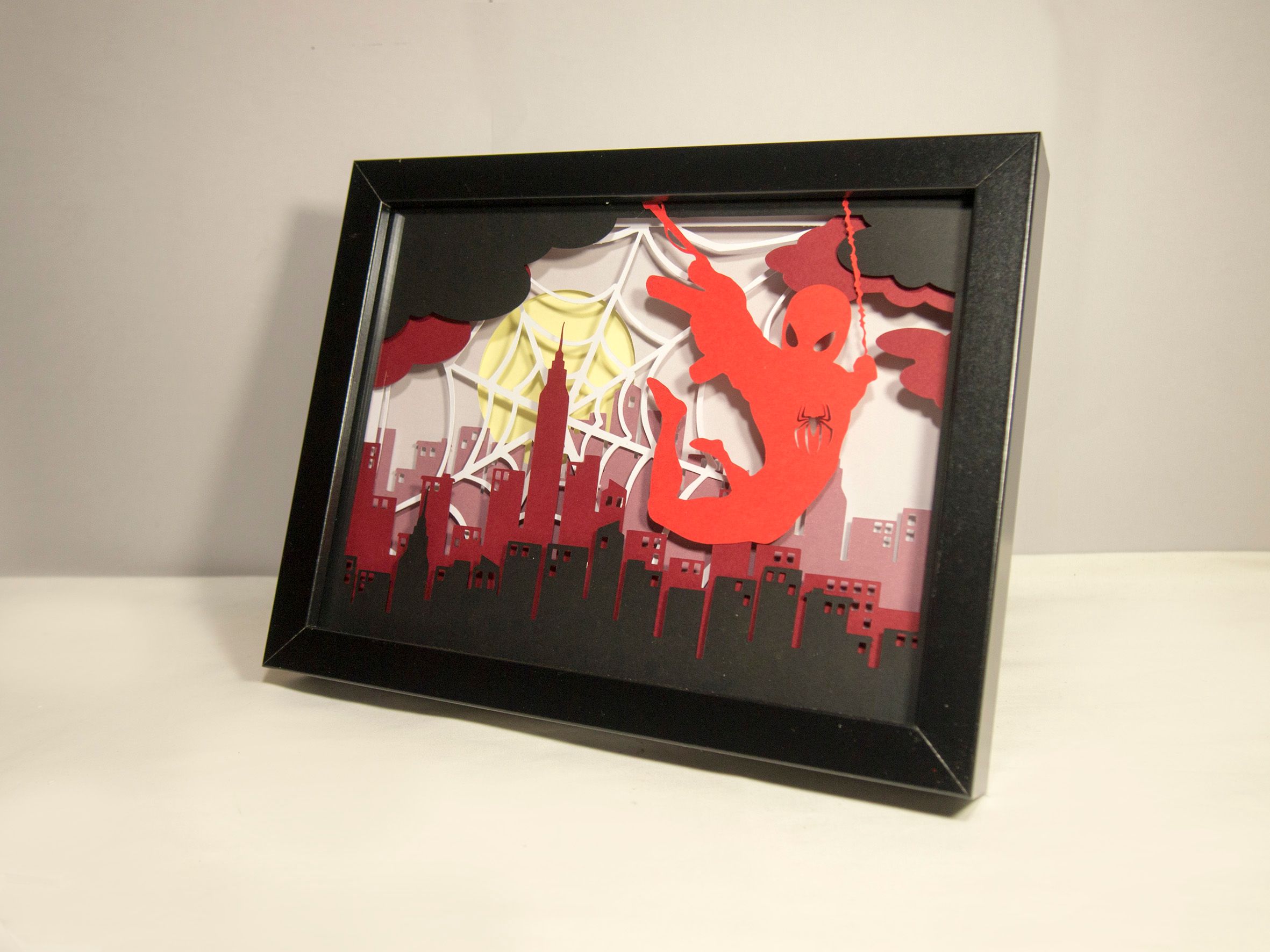 Spiderman Papercut Frame : 7 Steps (with Pictures) - Instructables