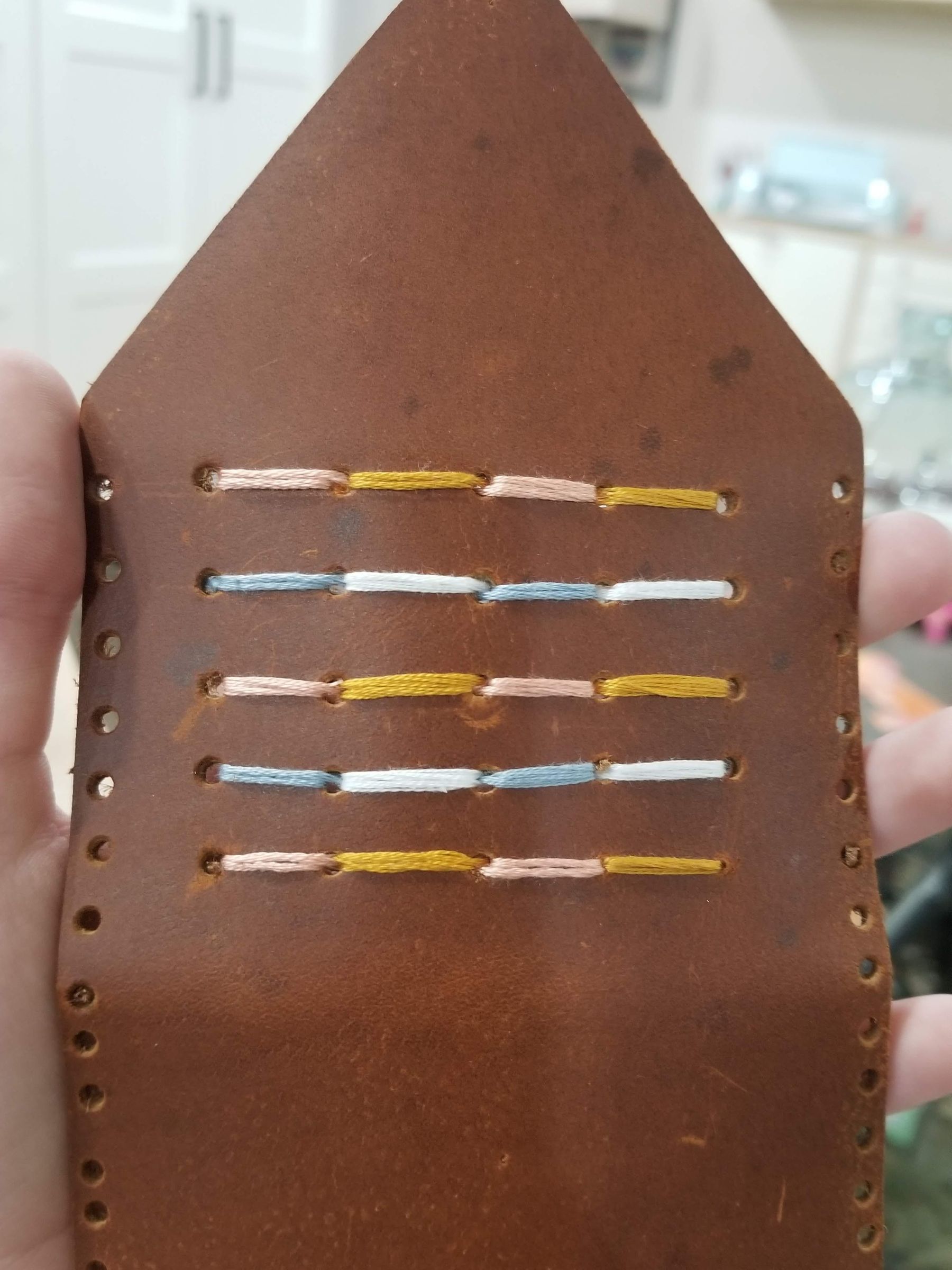 Embroidered Leather Wallet : 8 Steps (with Pictures) - Instructables