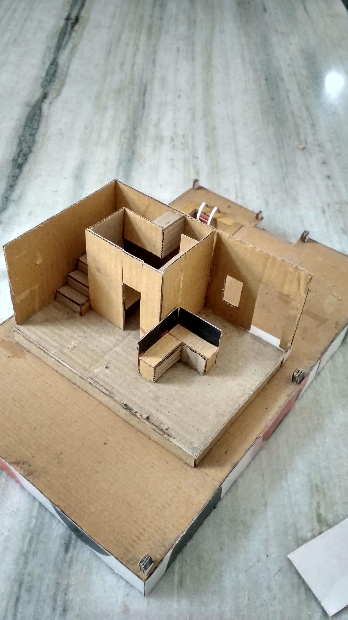 Simple Cardboard House Model
