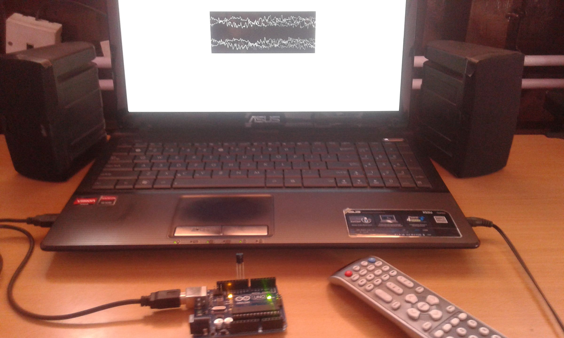 TV REMOTE CONTROLLABLE COMPUTER MP3 PLAYER USING ARDUINO AND PROCESSING ...