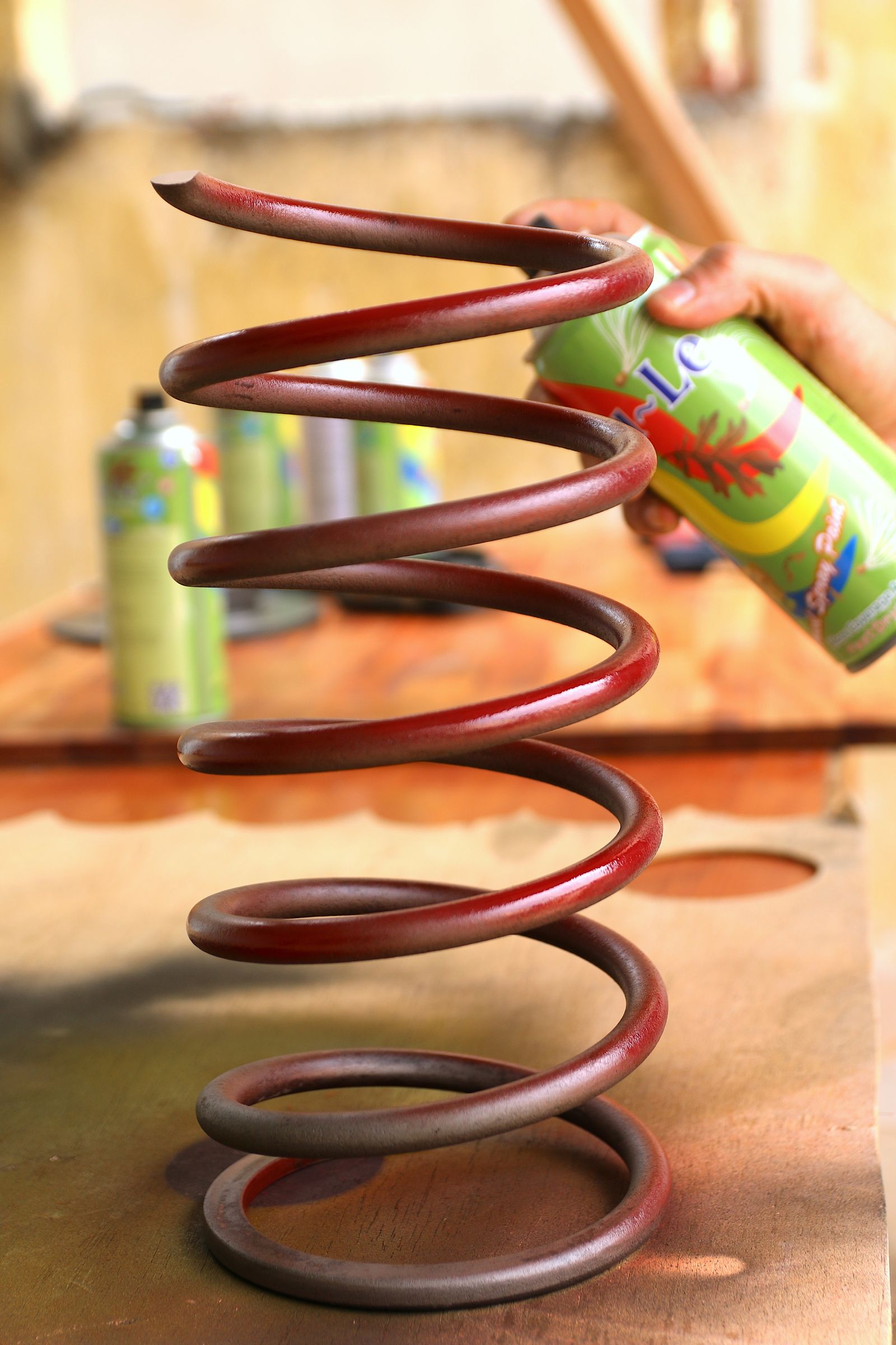 DIY Shock Absorber Stool : 9 Steps (with Pictures) - Instructables
