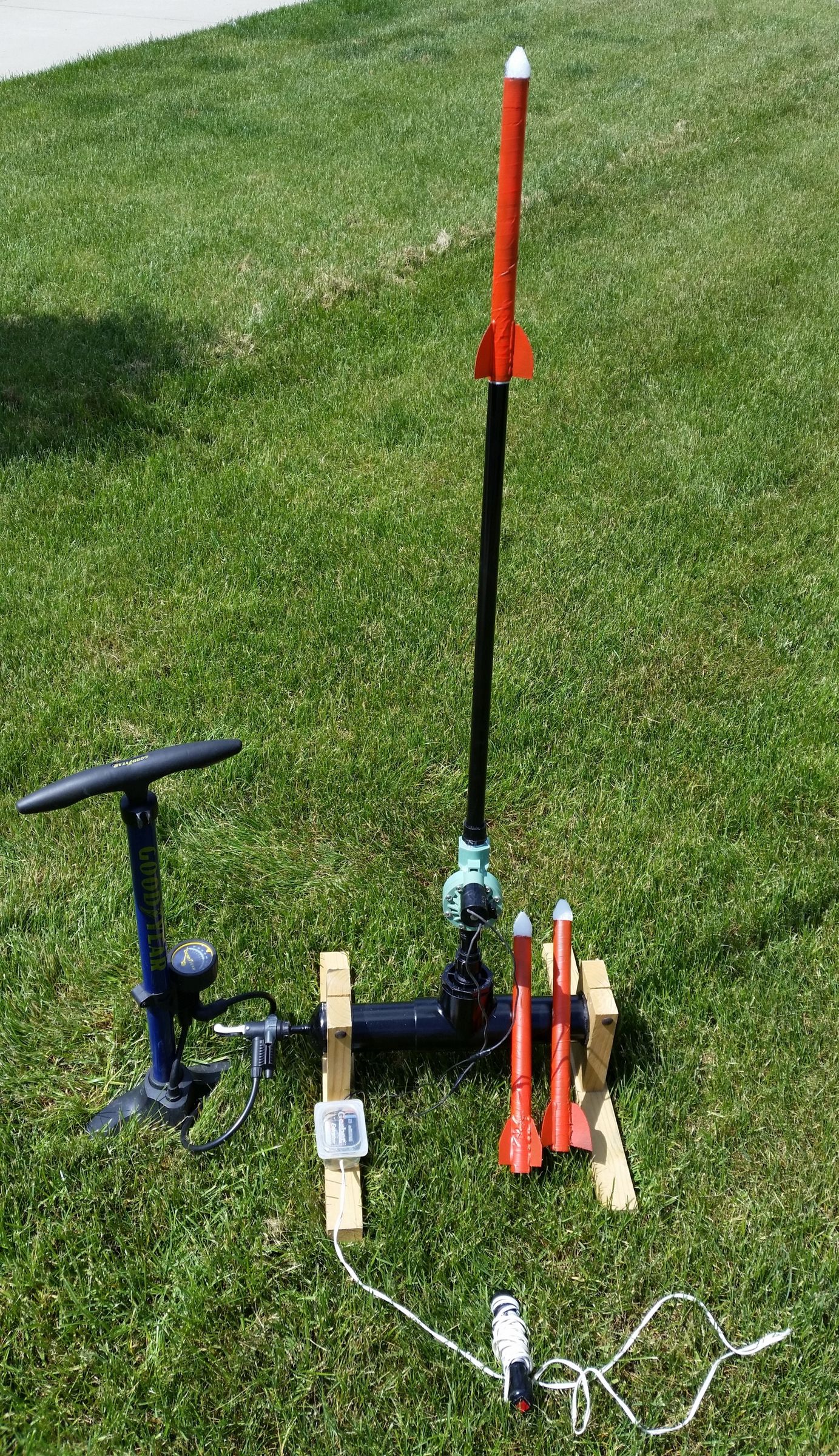 Compressed Air Launcher and Reusable Rockets : 9 Steps (with Pictures ...