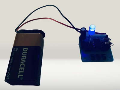Bits4Bots - 3D Printed 555 Timer - Flashing LED - Conductive Filament : 5 Steps - Instructables