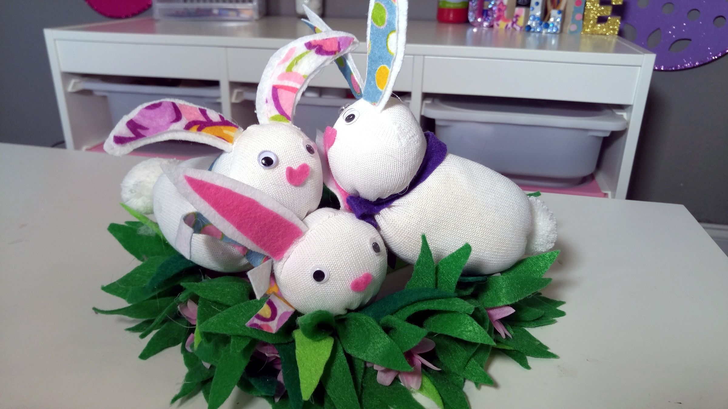 DIY No-sew Sock Bunny - Instructables