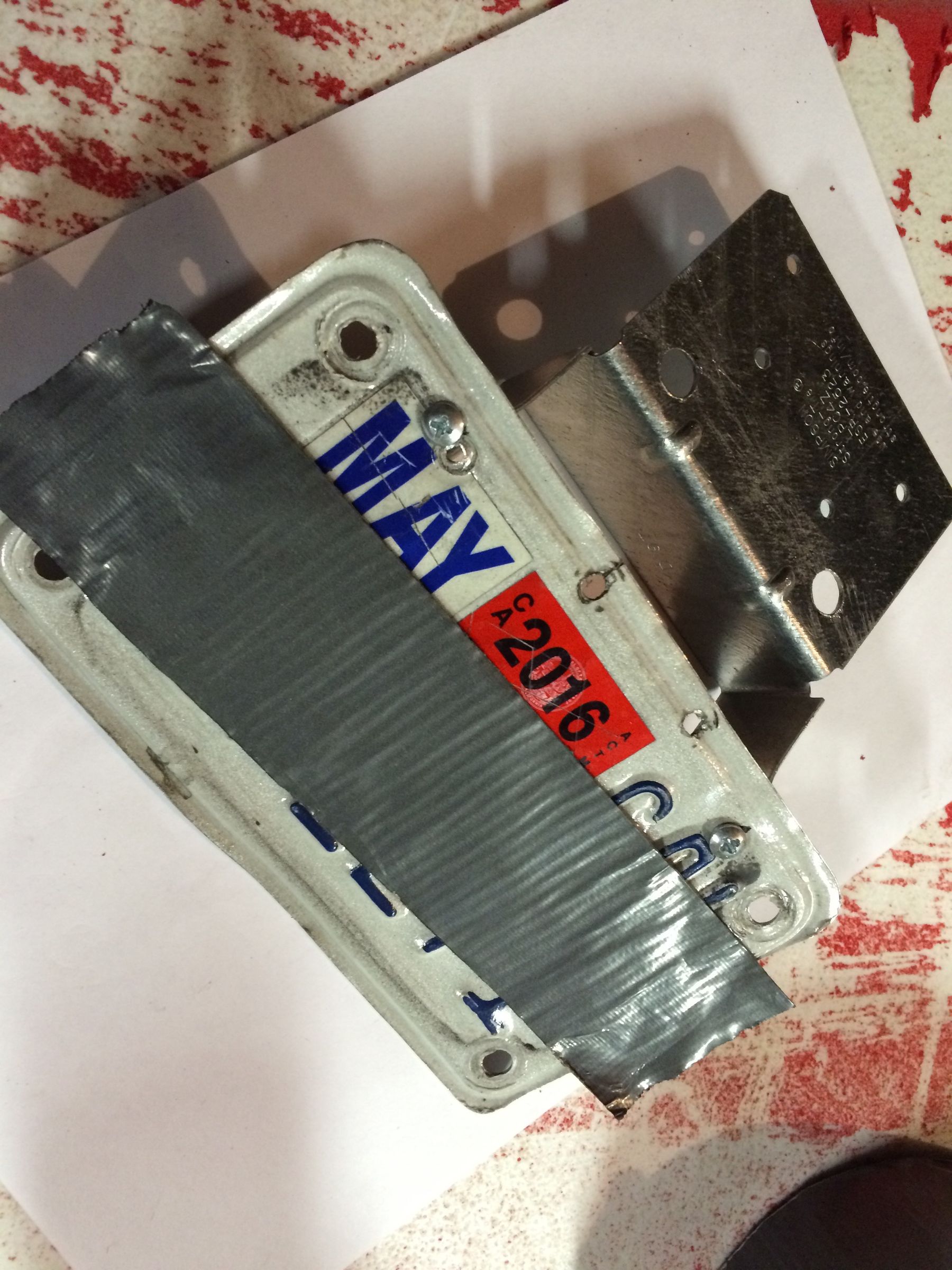 License Plate Bracket for Motorcycle — on the Cheap : 5 Steps ...