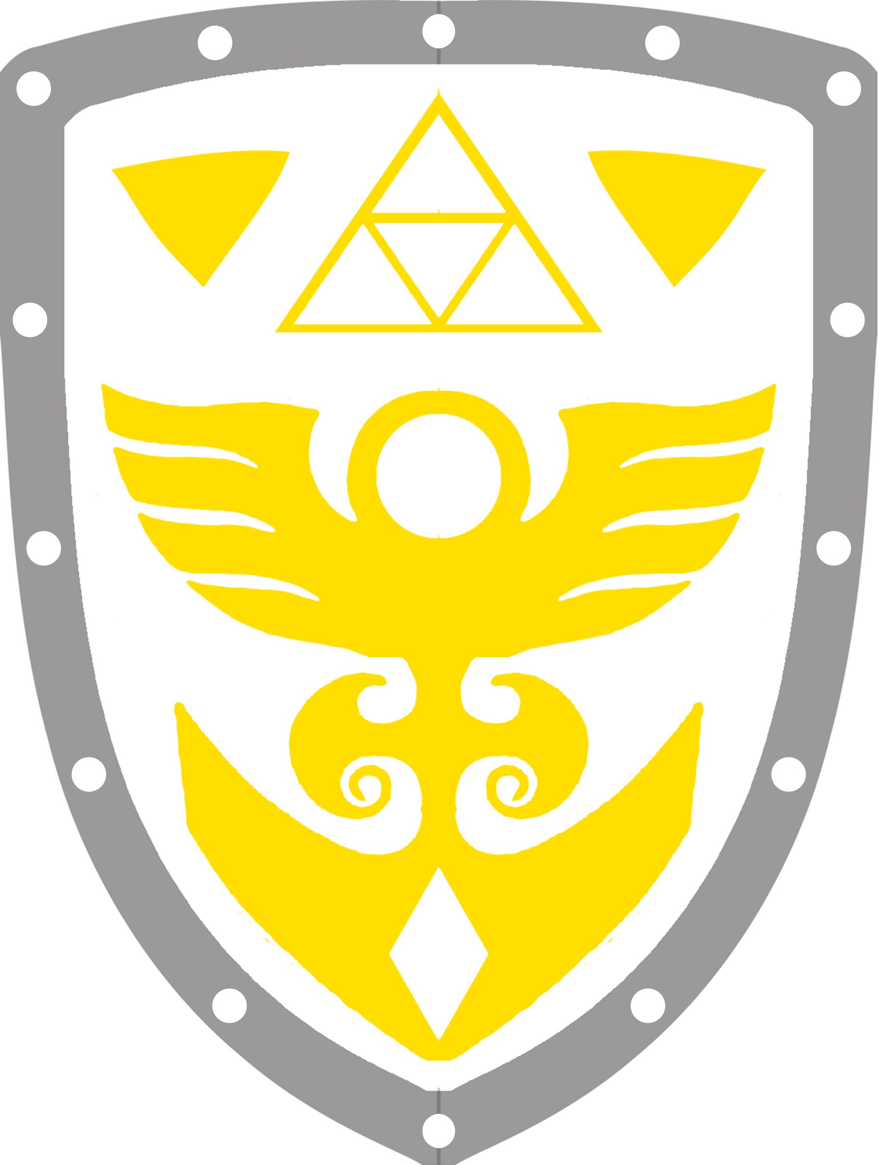 Link's Hylian Shield the Legend of Zelda: a Link to the Past : 4 Steps ...