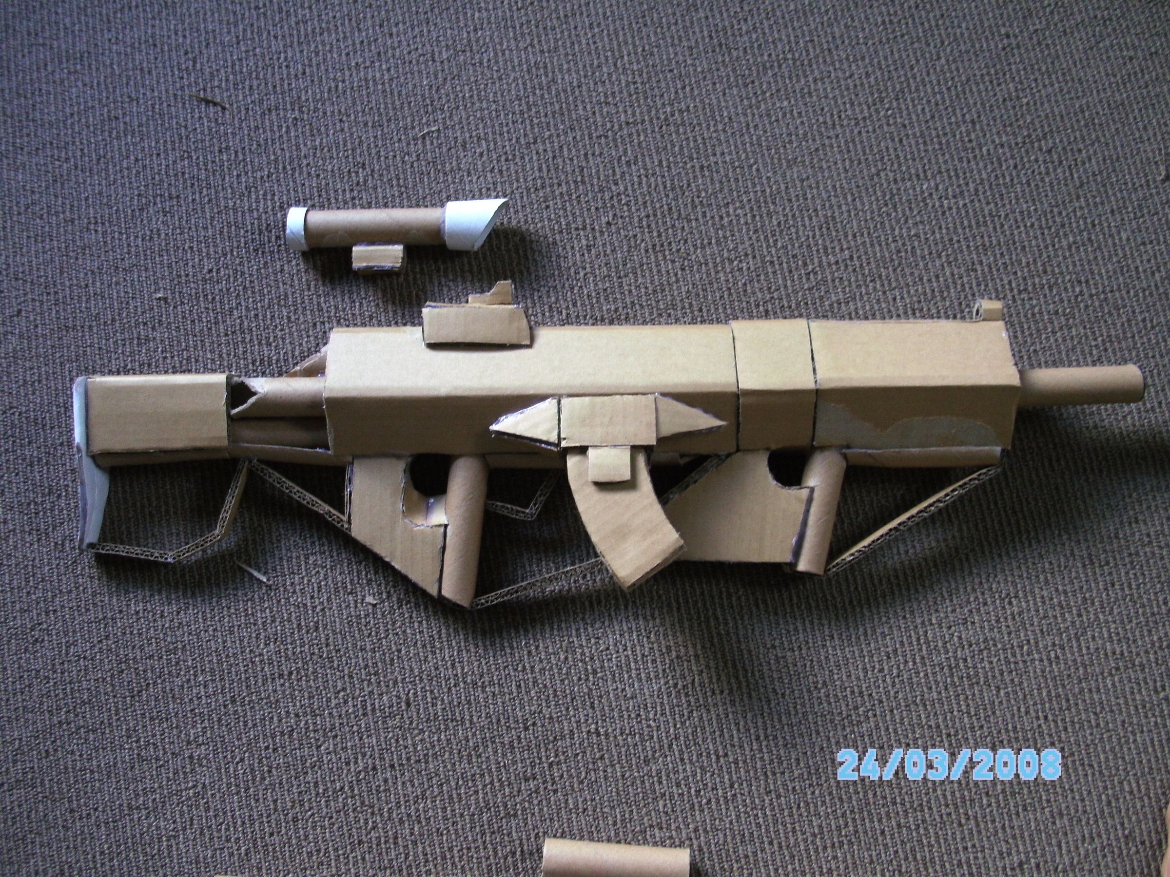 Marksman Assault Rifle 2.0 From Halo (cardboard Gun) - Instructables