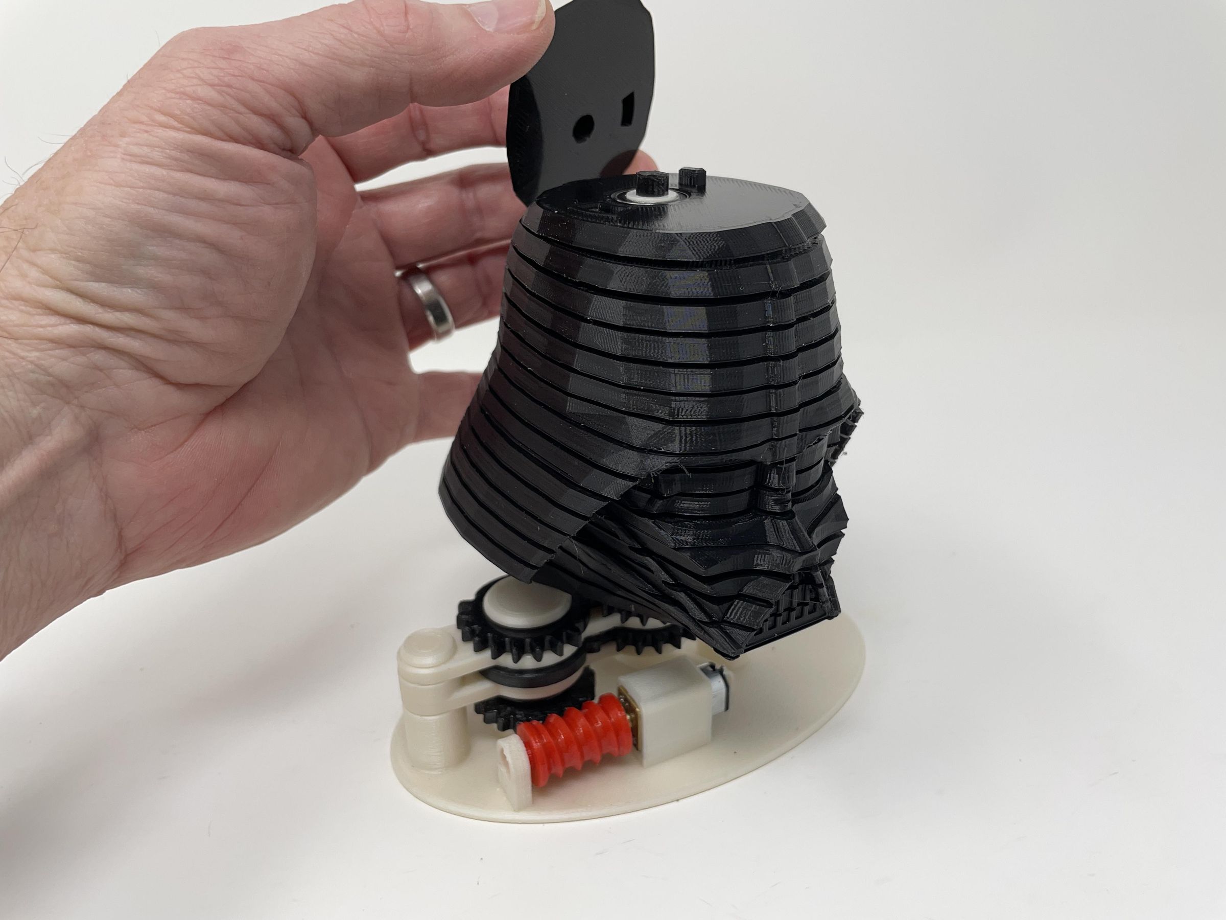 Darth 2: a 3D Printed Animated Darth Vader Helmet. : 5 Steps (with ...