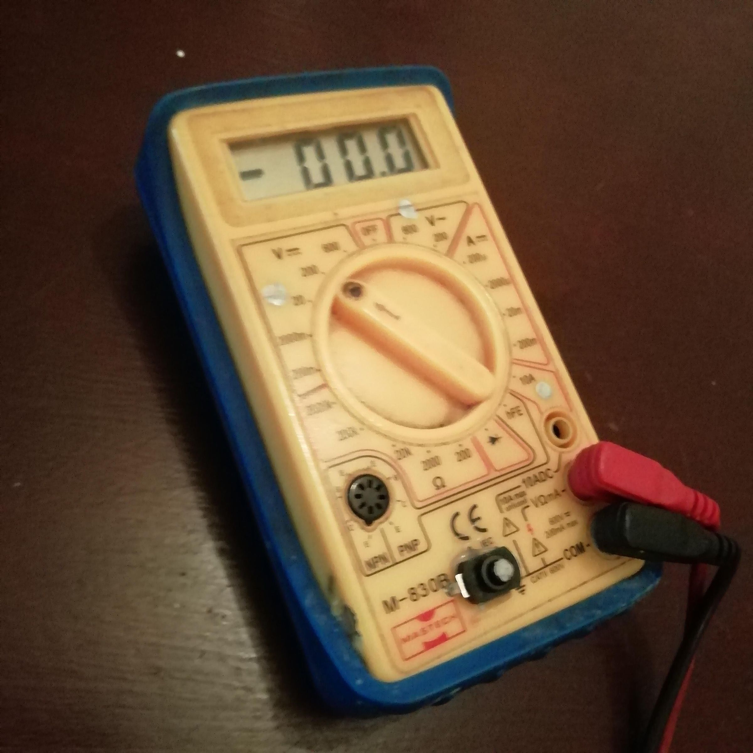 USB Lithium Re-chargeable DT830 Multimeter With Polyfuse : 5 Steps ...