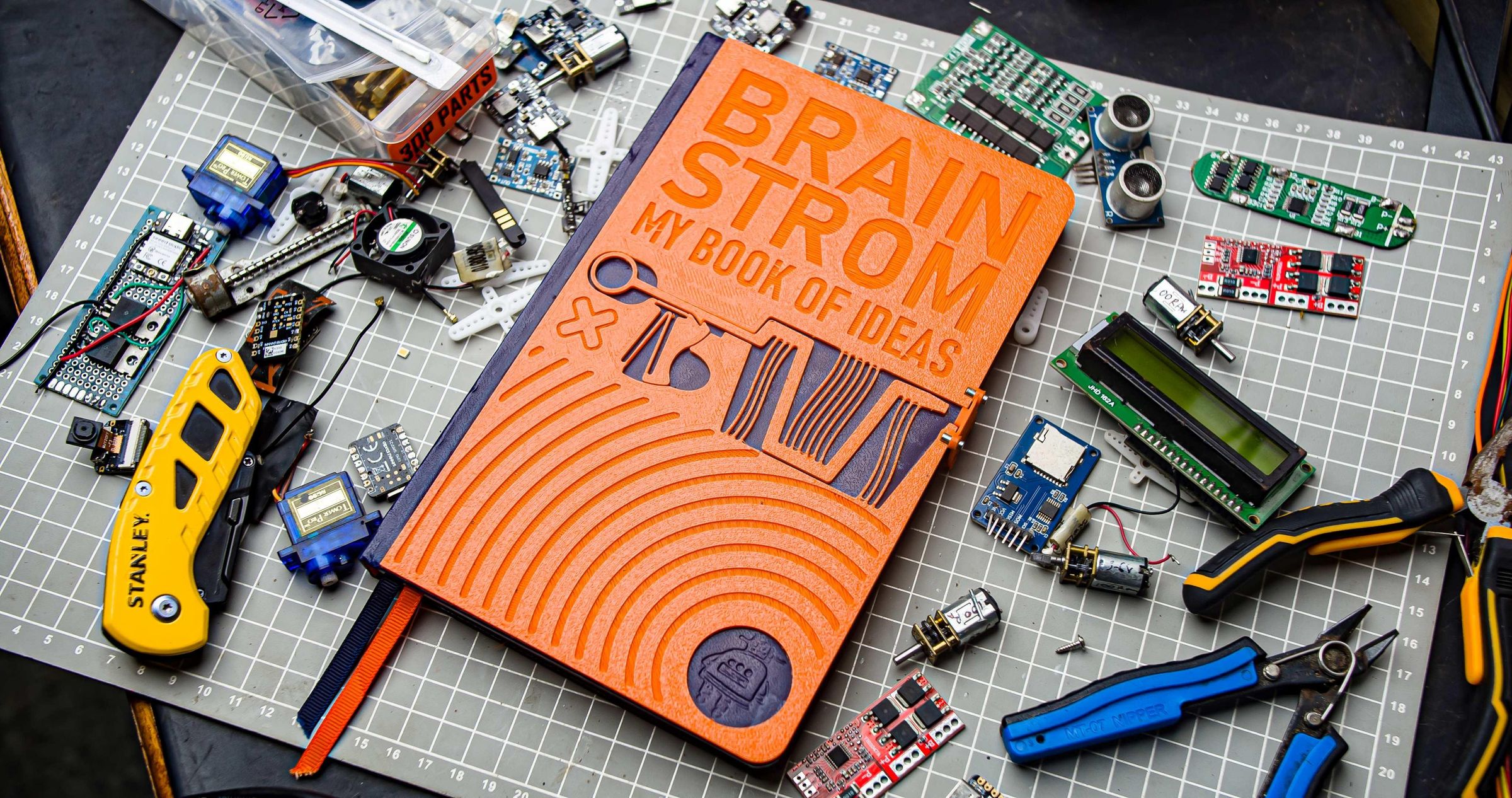 3D Printed Book Cover With Magnetic Lock : 8 Steps (with Pictures ...