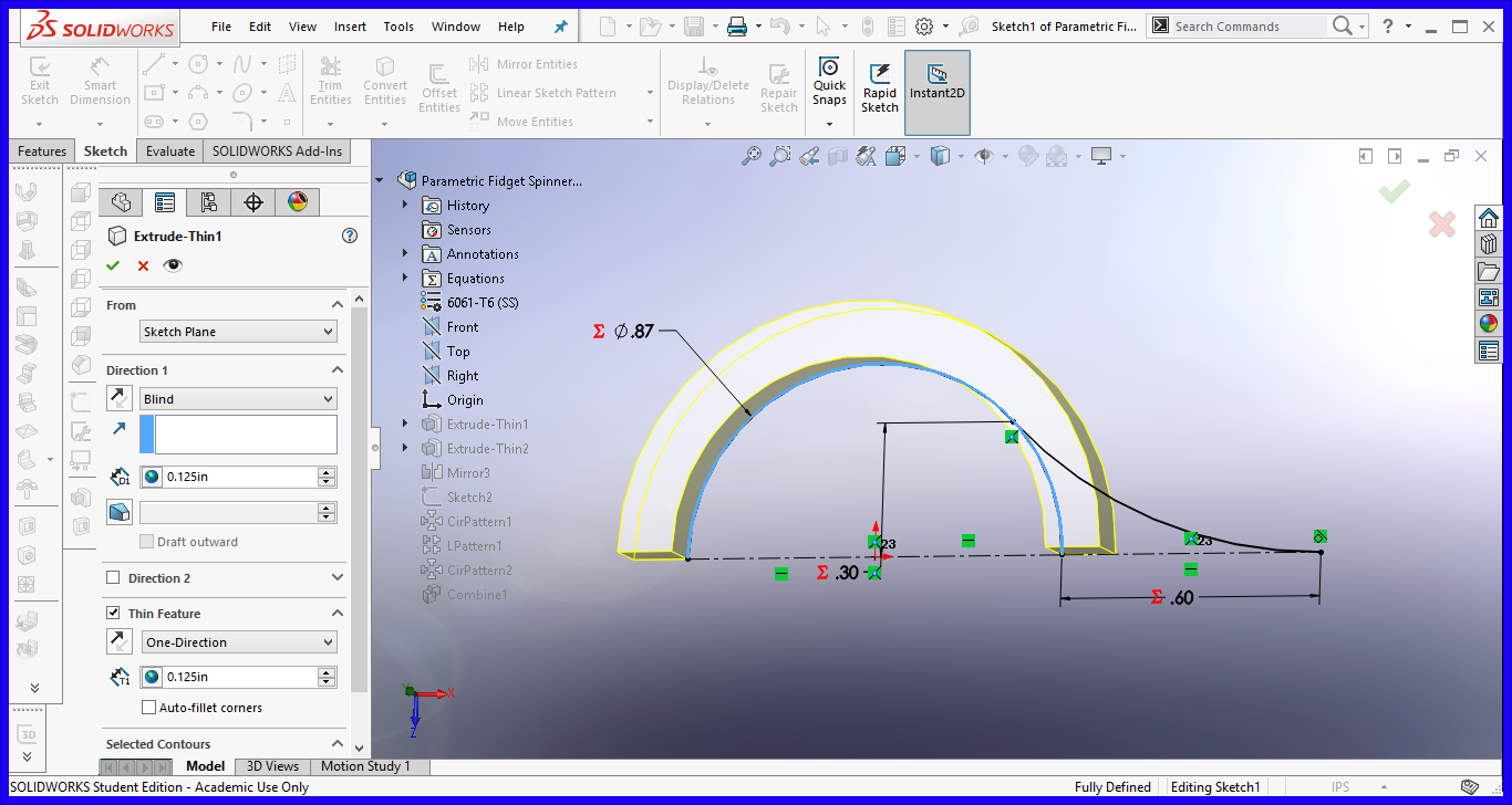 Improve Your Solidworks Models With Parametric Modeling : 6 Steps ...