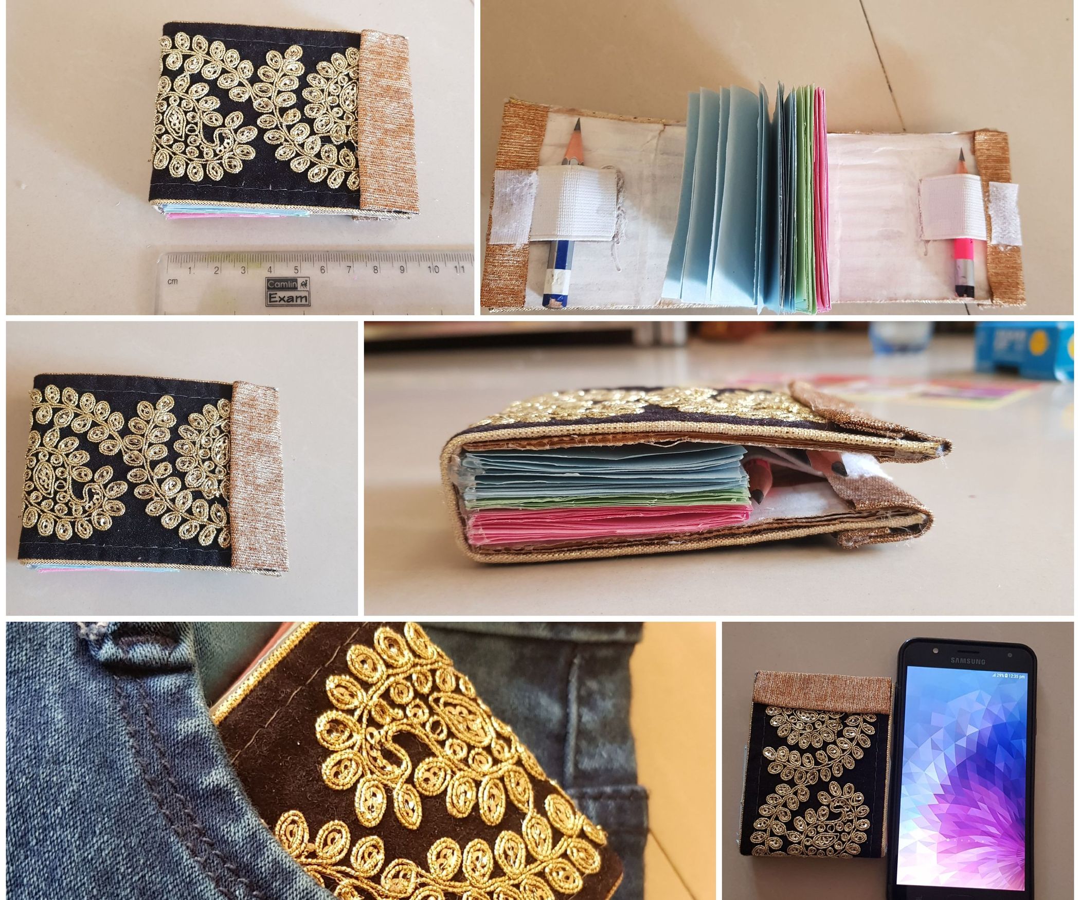 Pocket Size Notebook With Pencil Holder : 9 Steps - Instructables