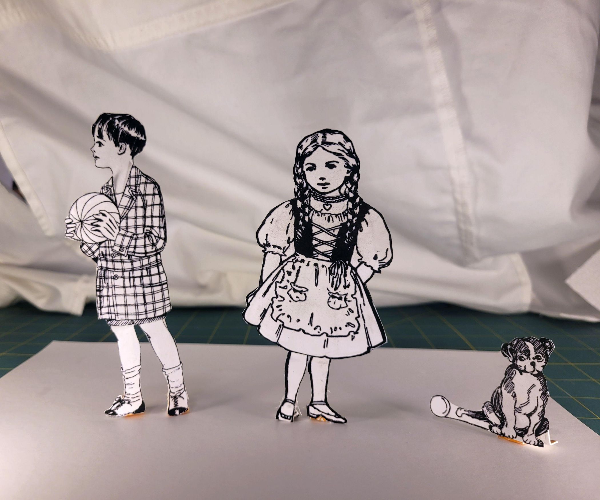 Paper Dolls Dancing – Historical Paper Dolls Dancing With Magnets ...