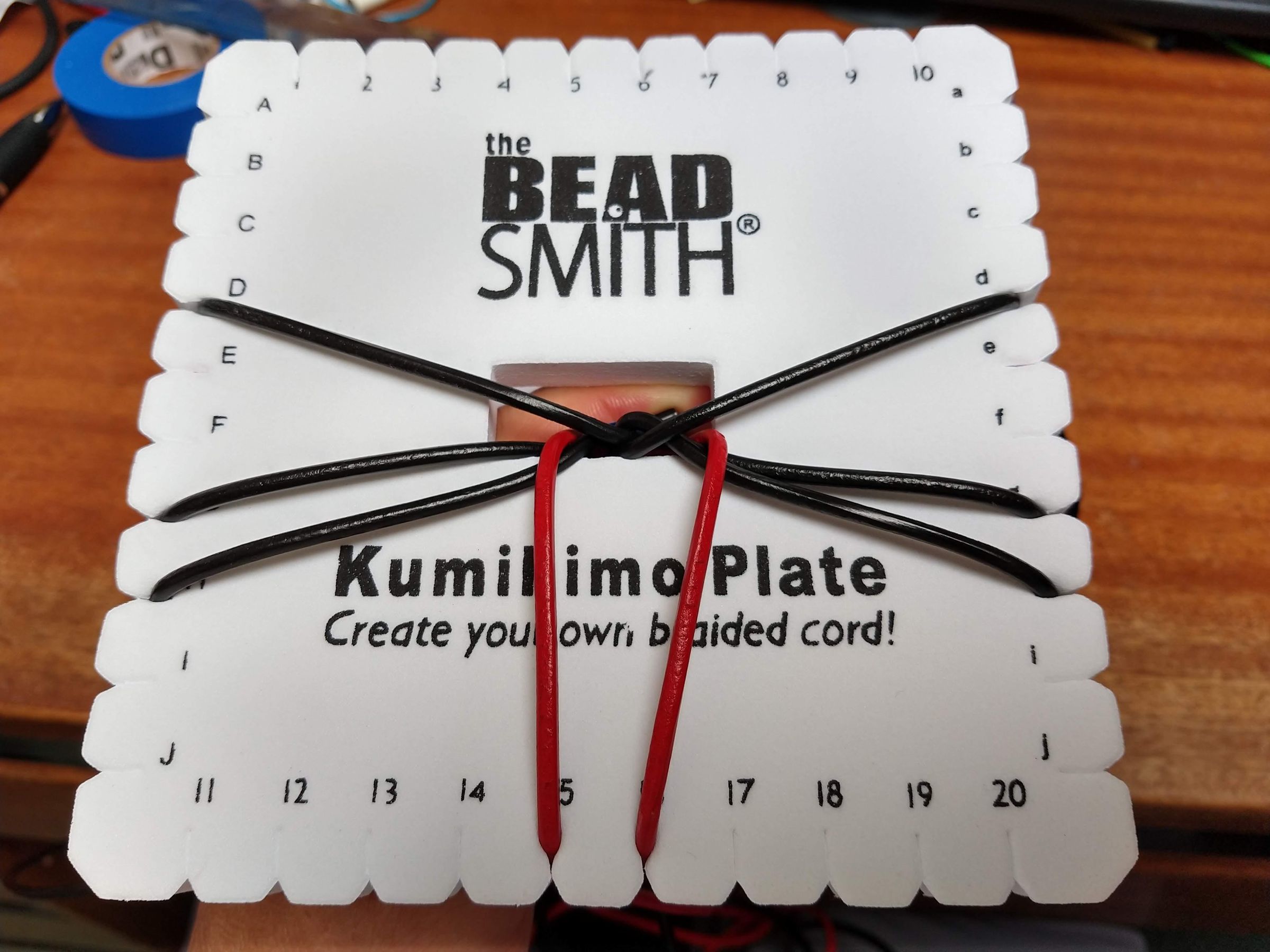 Kumihimo Flat Braiding Instructions