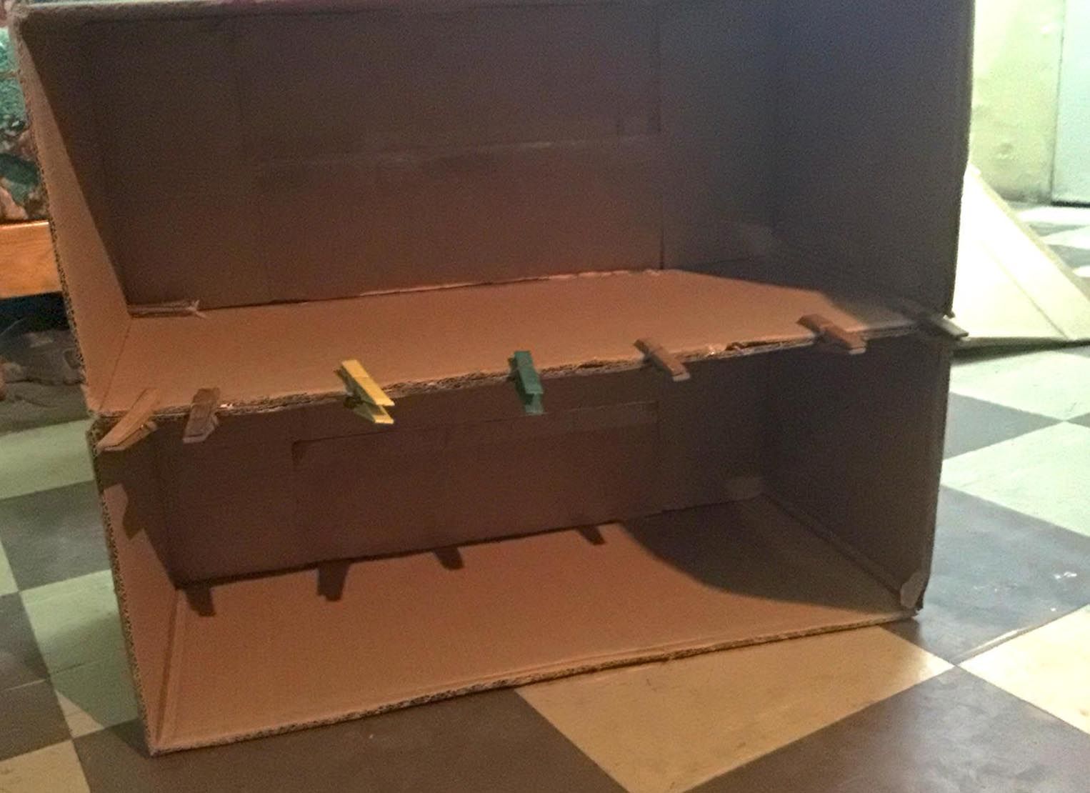 Turn Old Cheap CardBoard Box Into a Useful Premuim Storage Shelf With ...