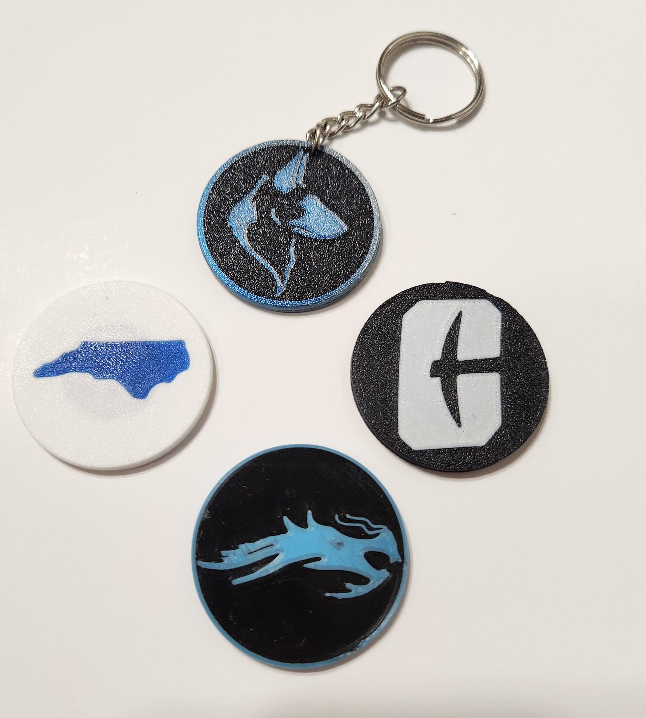 Customizable 3D Printed Poker Chip (Multicolor With Single Extruder ...