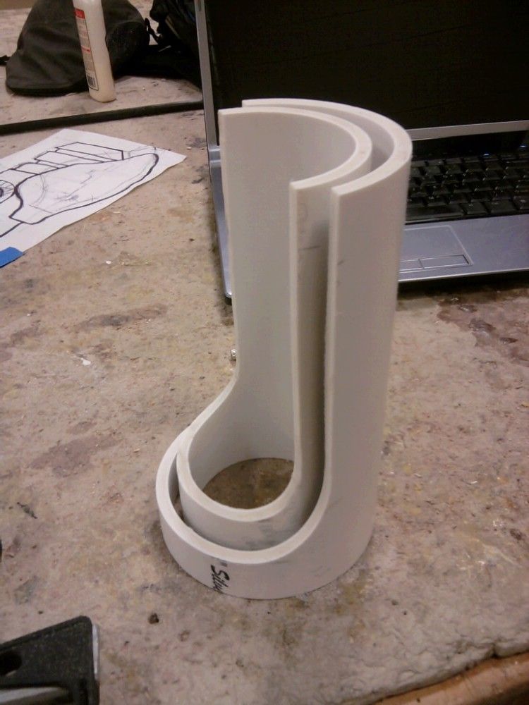 Portal Gun Shell Template