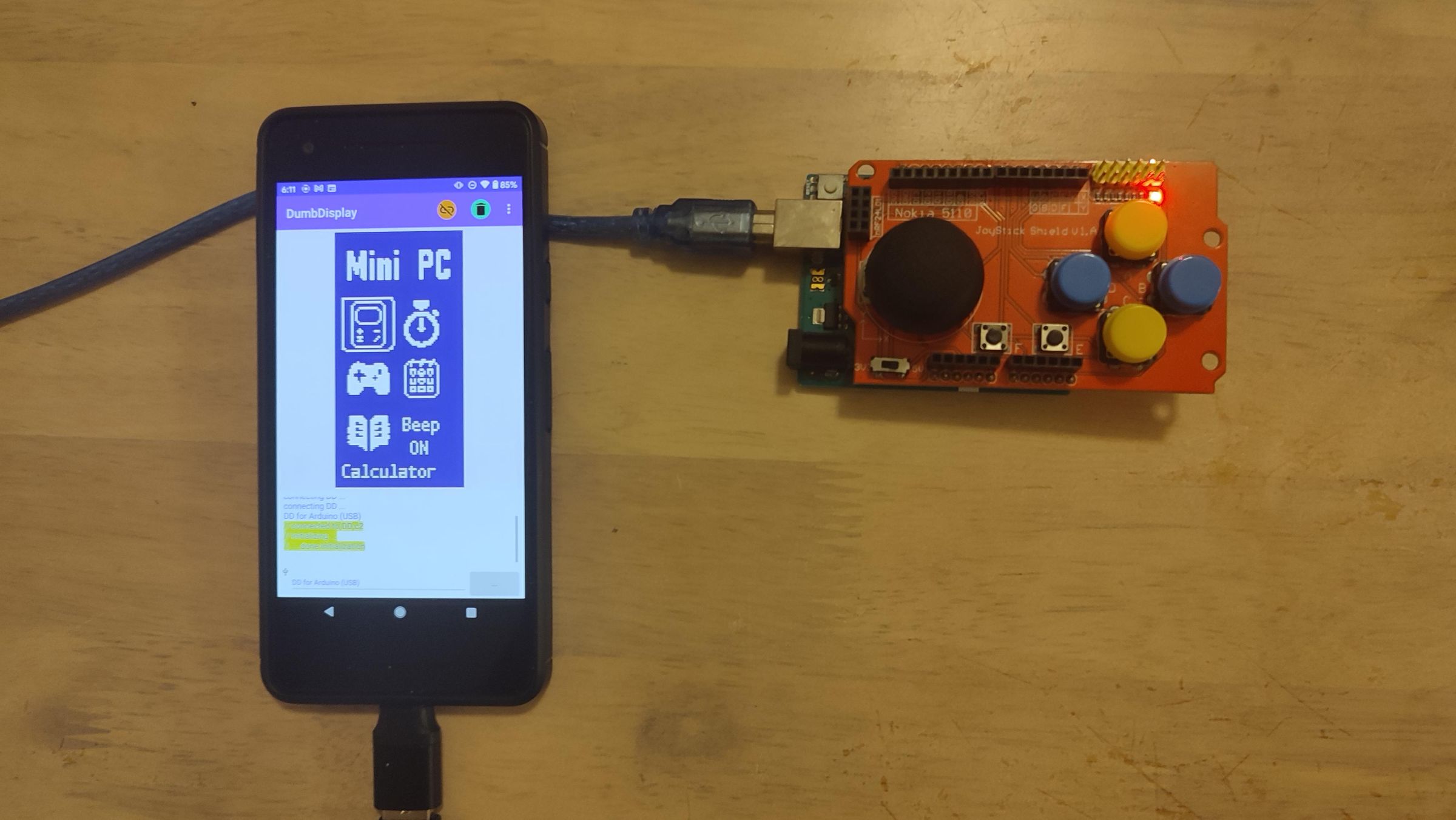 Adaptation of "Pocket Computer" With DumbDisplay : 13 Steps - Instructables