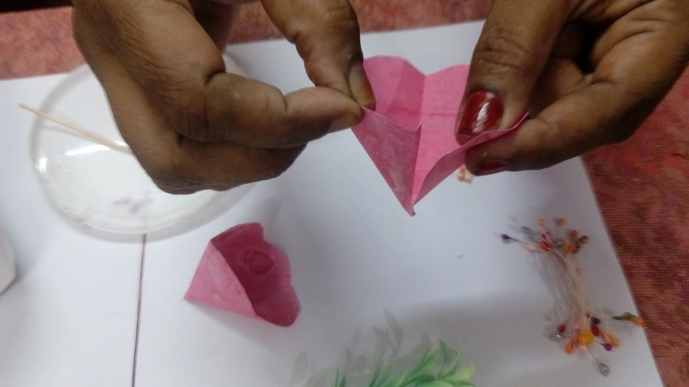 How to Make Artificial Plant With Beautiful Flowers : 6 Steps (with ...