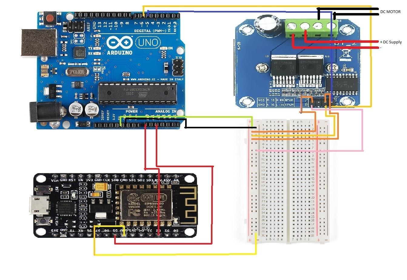 Controlling DC Motor From Internet : 5 Steps - Instructables