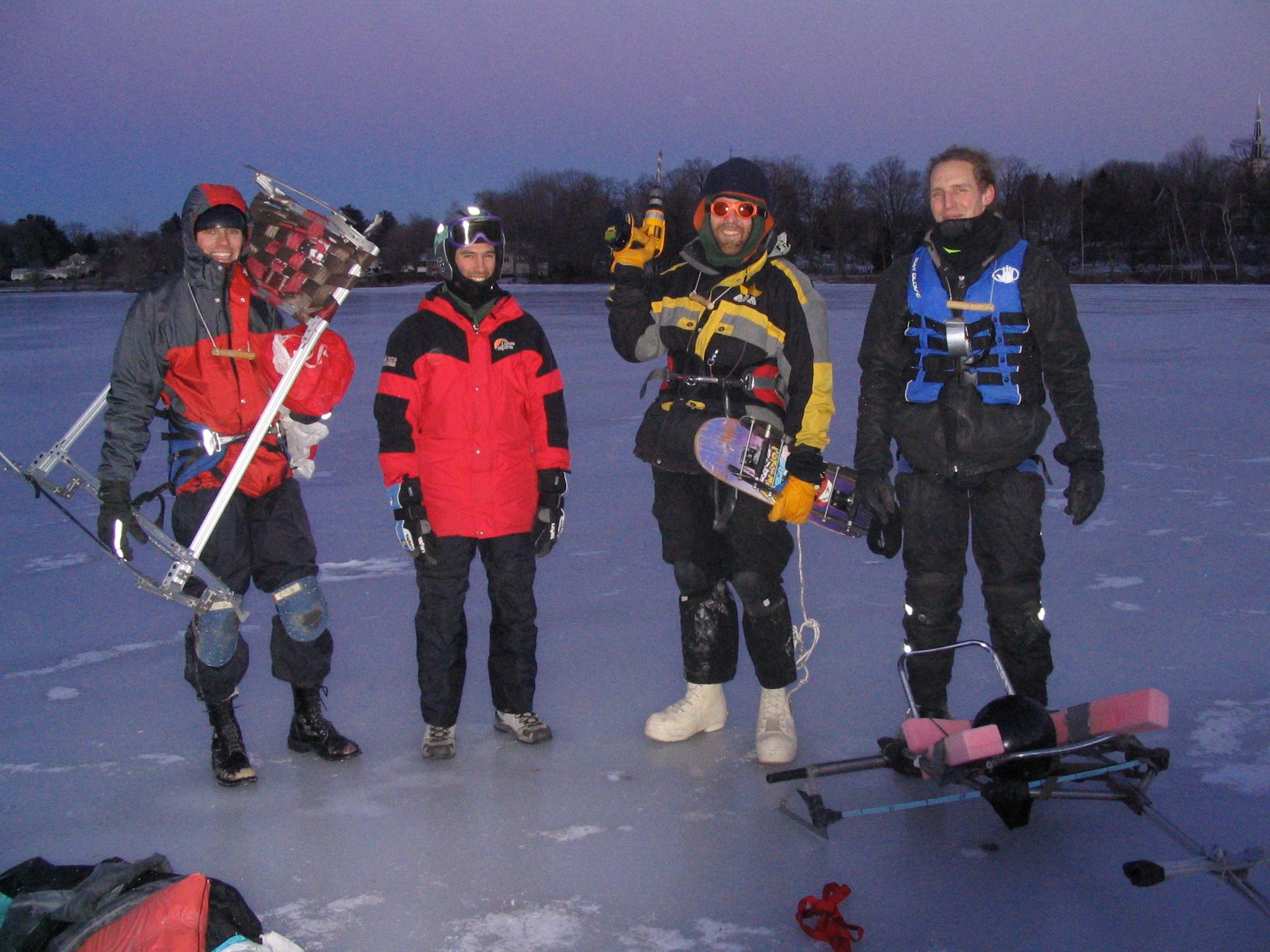 Traditional Polynesian Ice Canoe (Ice Proa) - How to Kite Ice Sail : 12 ...