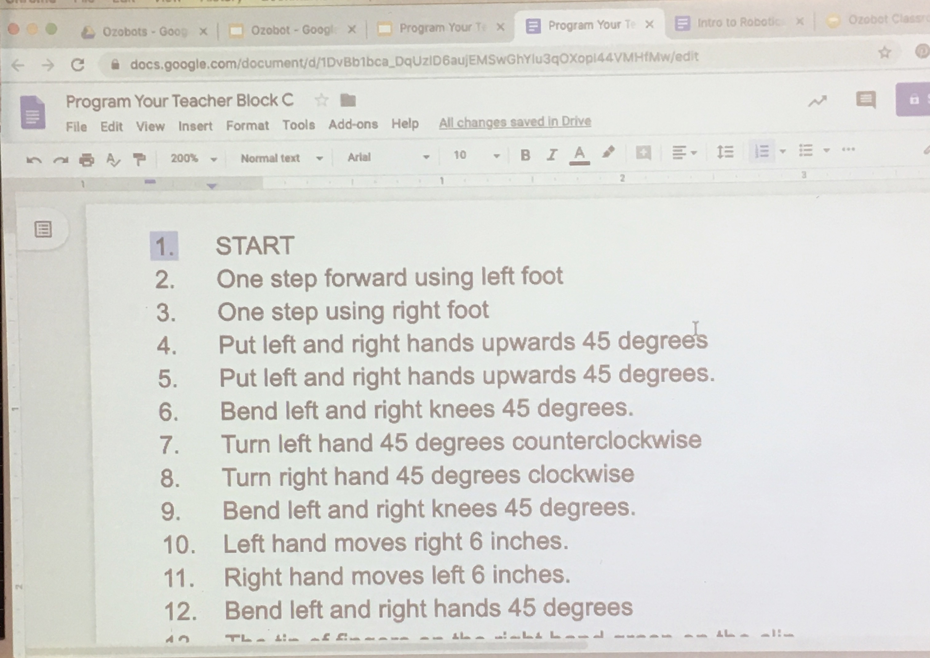 Intro to Robotics: Program Your Teacher : 6 Steps (with Pictures ...