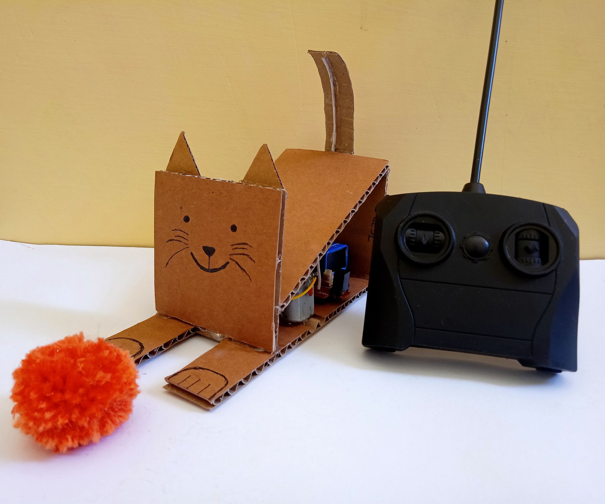 RC Cardboard Cat : 8 Steps (with Pictures) - Instructables