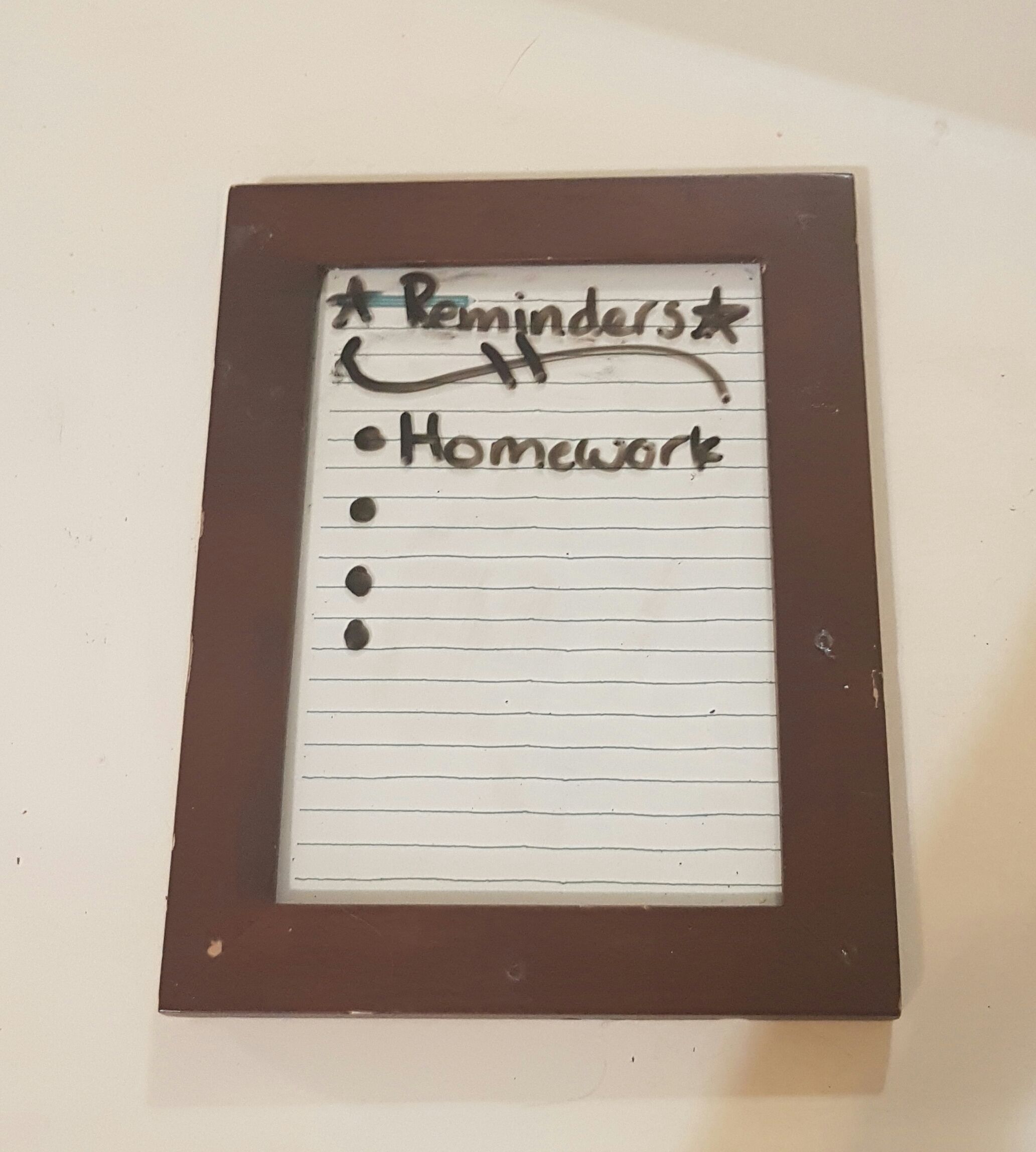 DIY Picture Frame Whiteboard : 7 Steps - Instructables