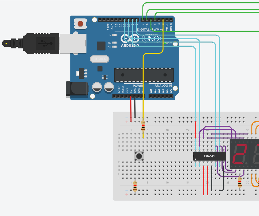 Making A 7 Segment Display Counter With Bcd Logic 7 Steps Instructables