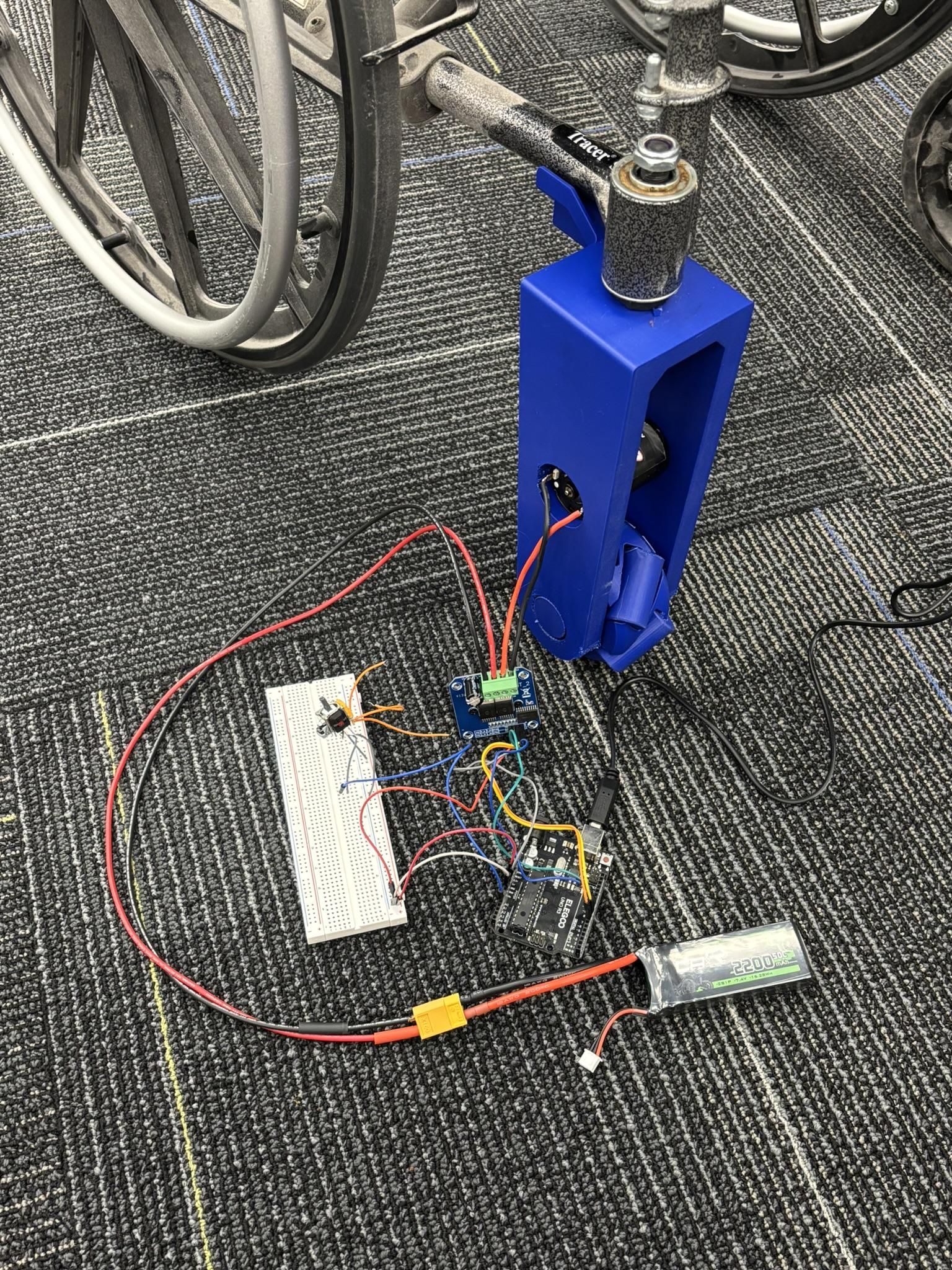 ELECTRIC CASTER FOR WHEELCHAIRS (USU ETEC 2310 FINAL PROJECT) : 5 Steps ...