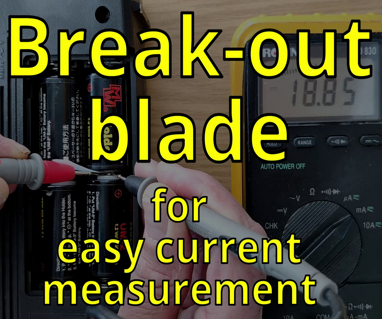 Break-out Blade for Easy Battery Current Measurement : 7 Steps ...