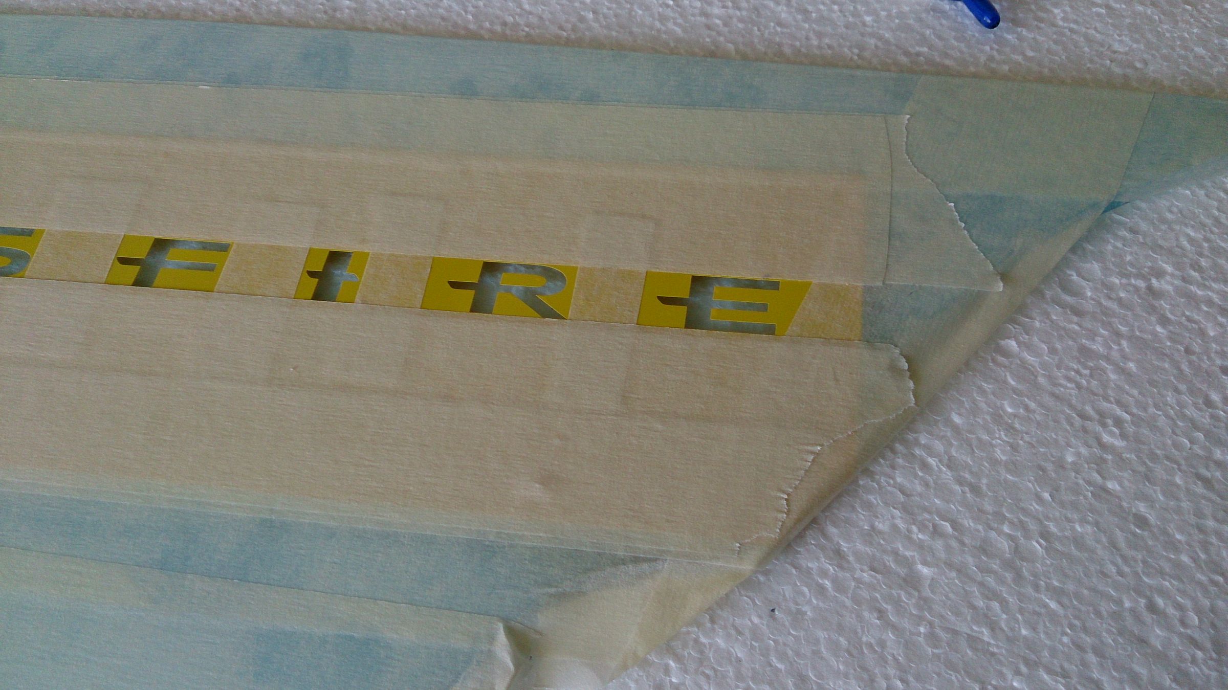 Sand Blast Patterns on Plexiglas - Wind Deflector for Convertible Car ...