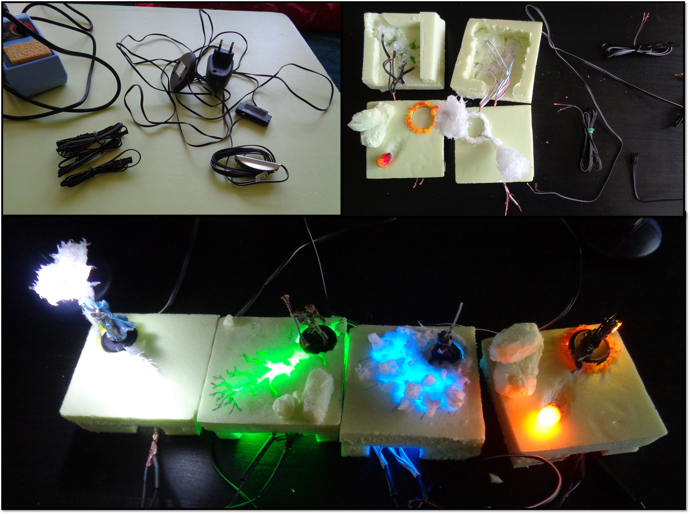 Elementalists at War (easy Silicone/LED Diorama) : 10 Steps (with ...