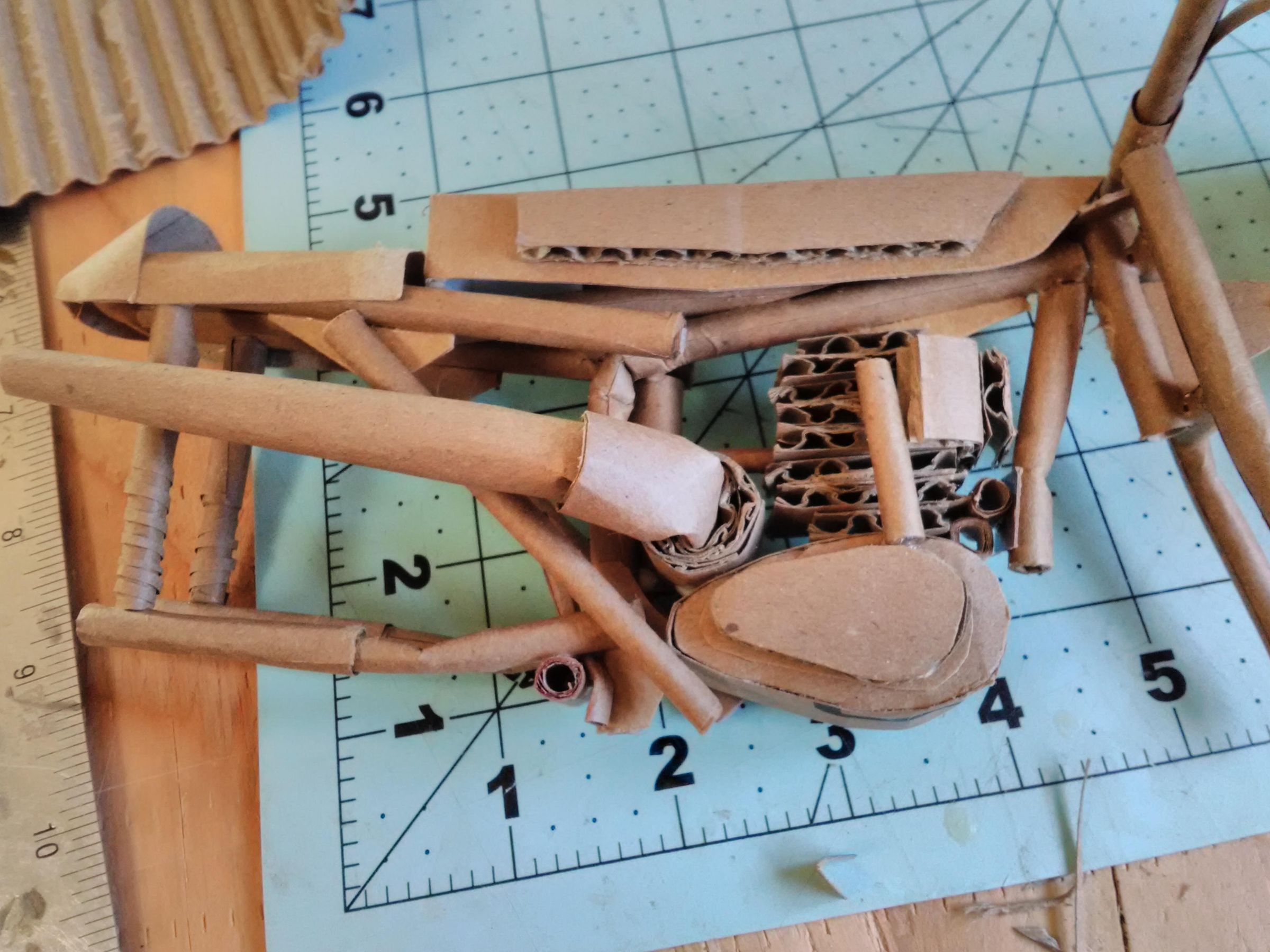 Cardboard Motercycle Replica : 11 Steps (with Pictures) - Instructables