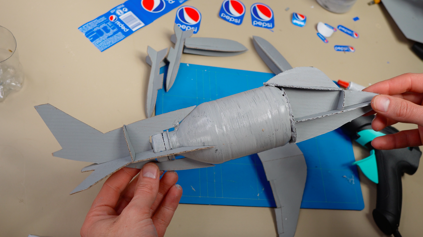 Turn a Pepsi Bottle Into a Harrier Jet! : 4 Steps (with Pictures ...