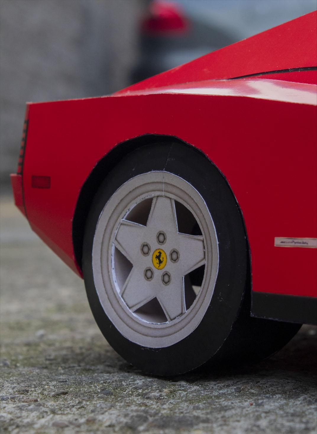 Ferrari Testarossa DIY Paper-Craft - Instructables