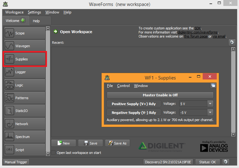 Using the Network Analyzer With the Analog Discovery 2 : 3 Steps - Instructables