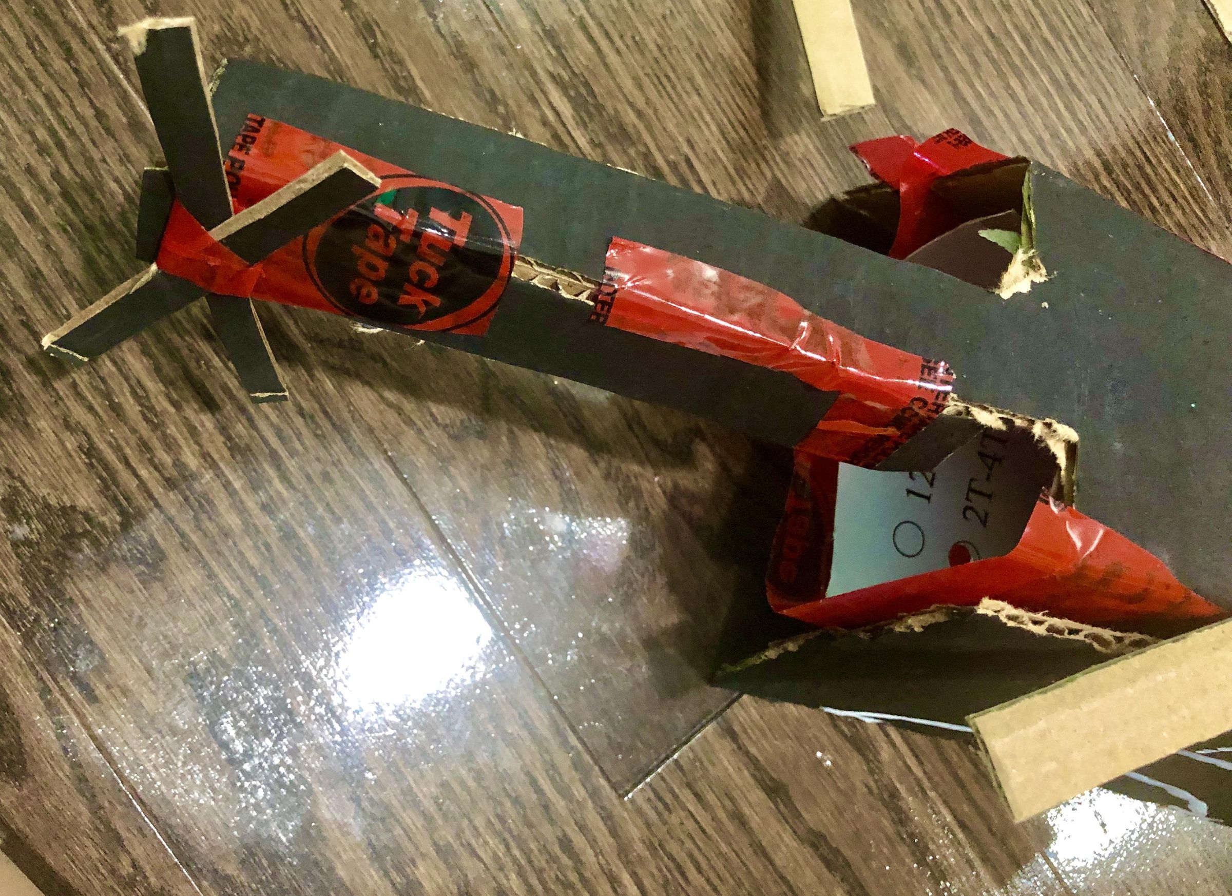 Cardboard Helicopter Model : 5 Steps - Instructables