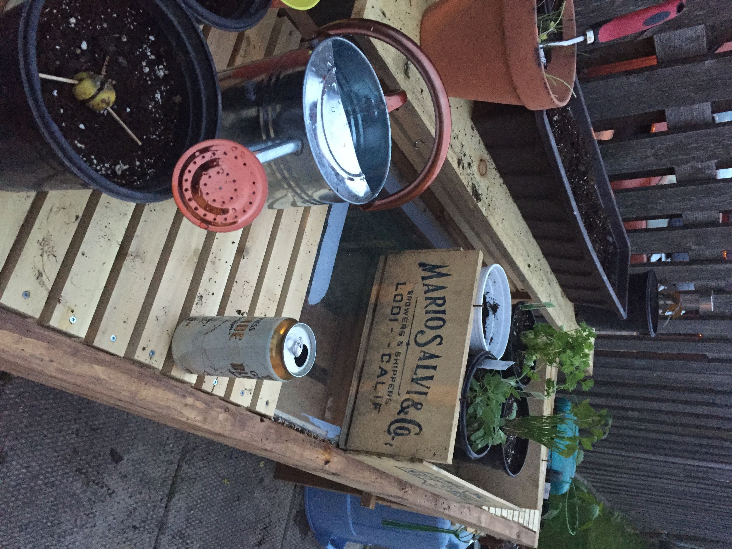 Planting Bench With Protected Growing Station : 3 Steps (with Pictures ...