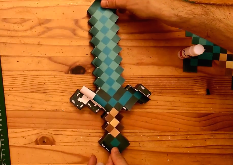 Minecraft Foam Diamond Sword