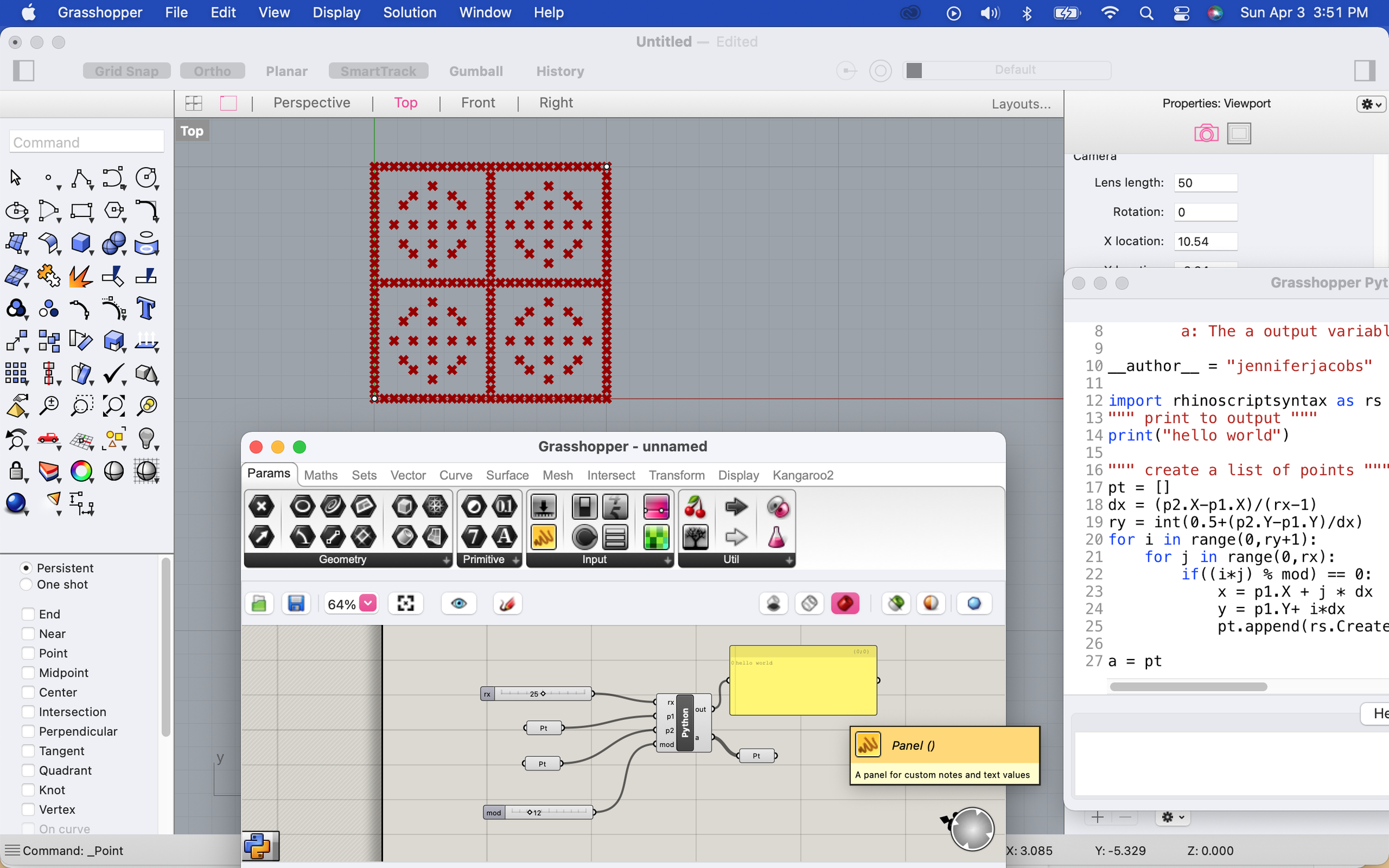 Week 1: 2.5D Ornamental Extrusion From Rhino / Grasshopper : 5 Steps ...