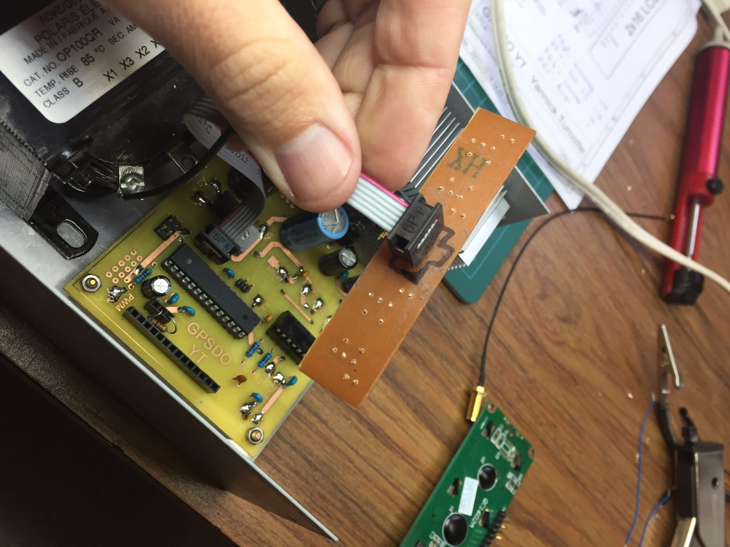 GPSDO YT 10 Mhz Lcd 2x16 With LED, UTC Time and GPS Localisation. : 26 ...