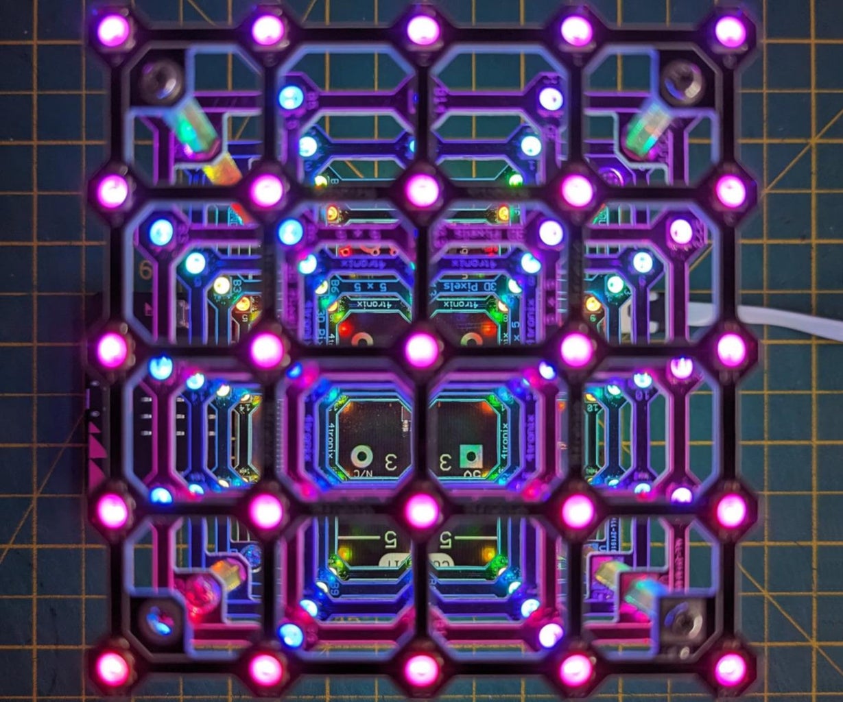 Makecode Fun On The 4tronix Cube Bit An Rgb Led Cube 12 Steps With Pictures Instructables