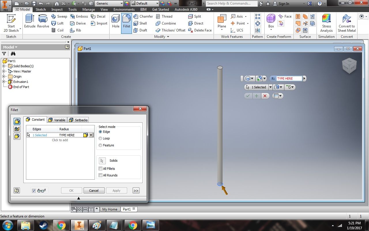 Designing and 3D Printing Drumsticks in AutoDesk Inventor : 26 Steps (with Pictures) - Instructables