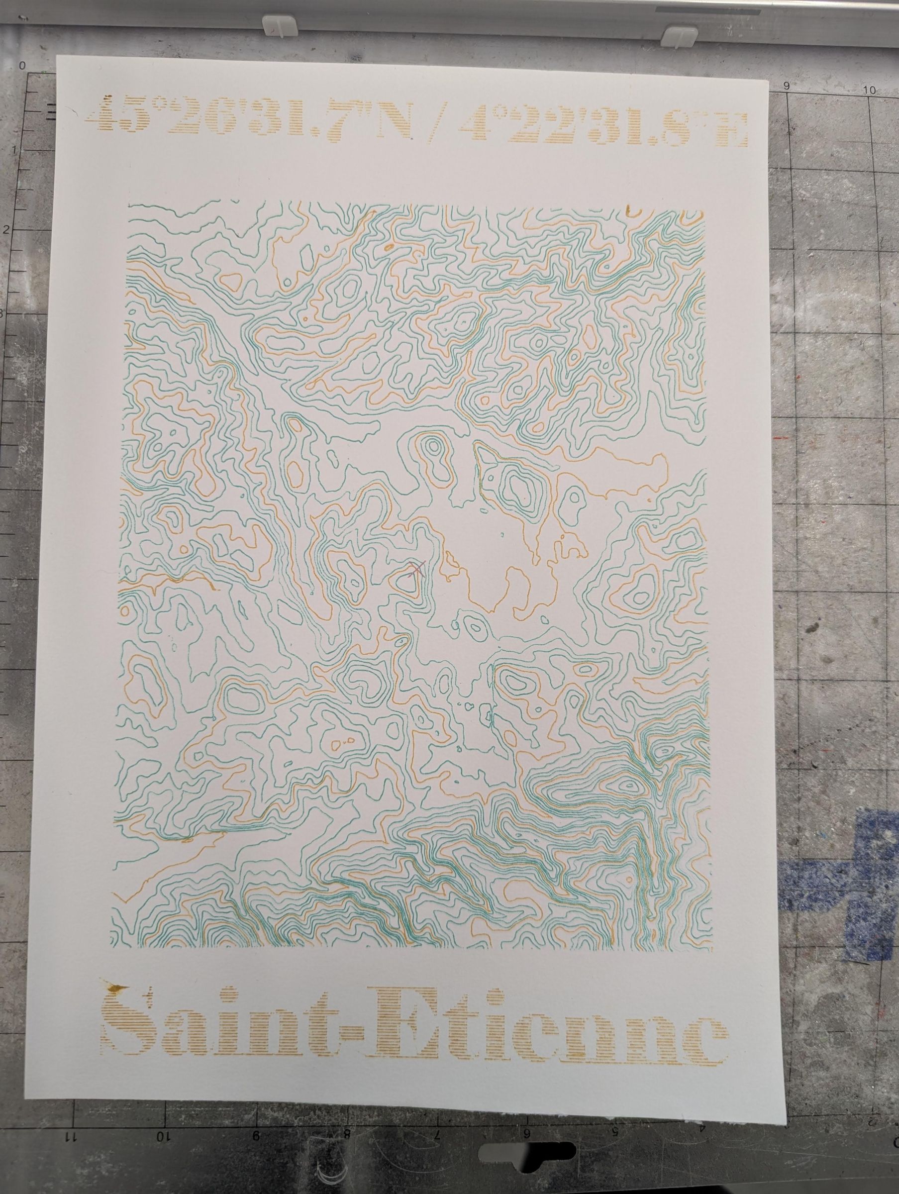 Custom Topographic Poster With Pen Plotting : 4 Steps (with Pictures ...