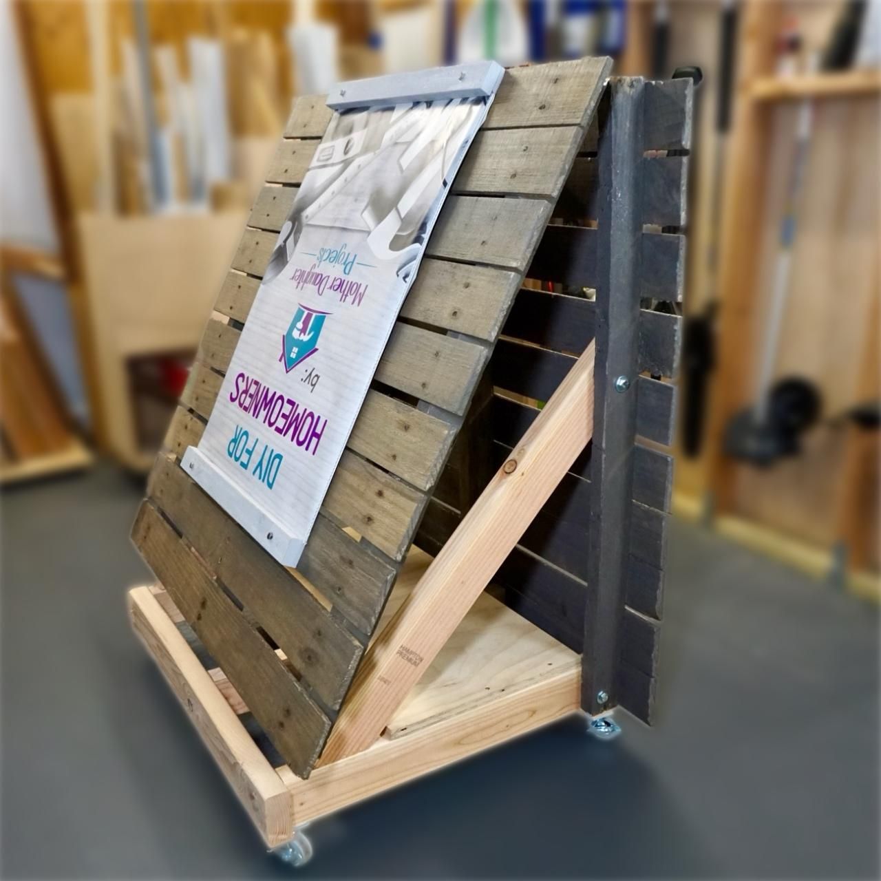 How to Make a Mobile Backdrop Pallet Wall : 5 Steps (with Pictures ...