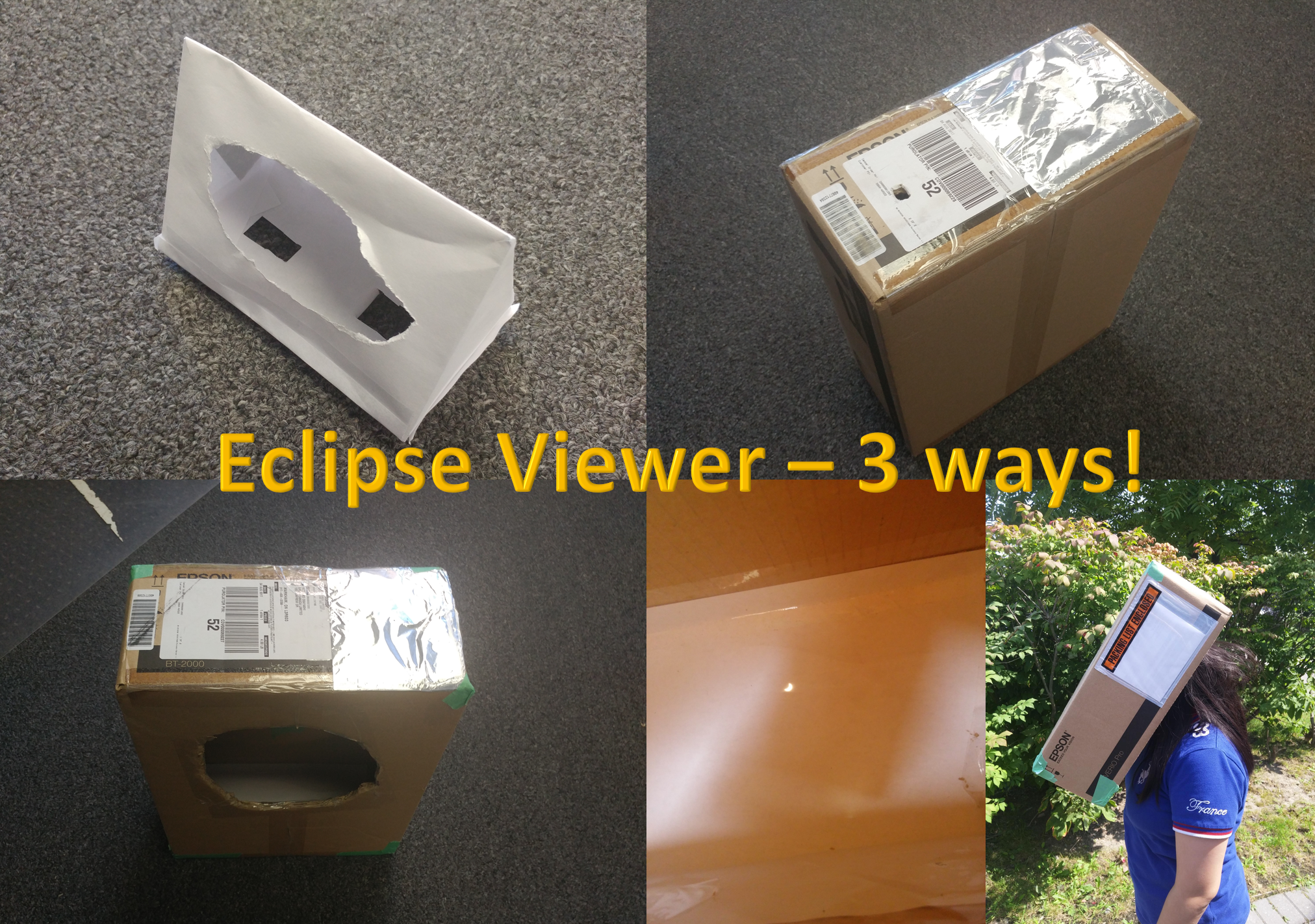Solar Eclipse Pinhole Projection Solar Eclipse / Sun Viewer In 3